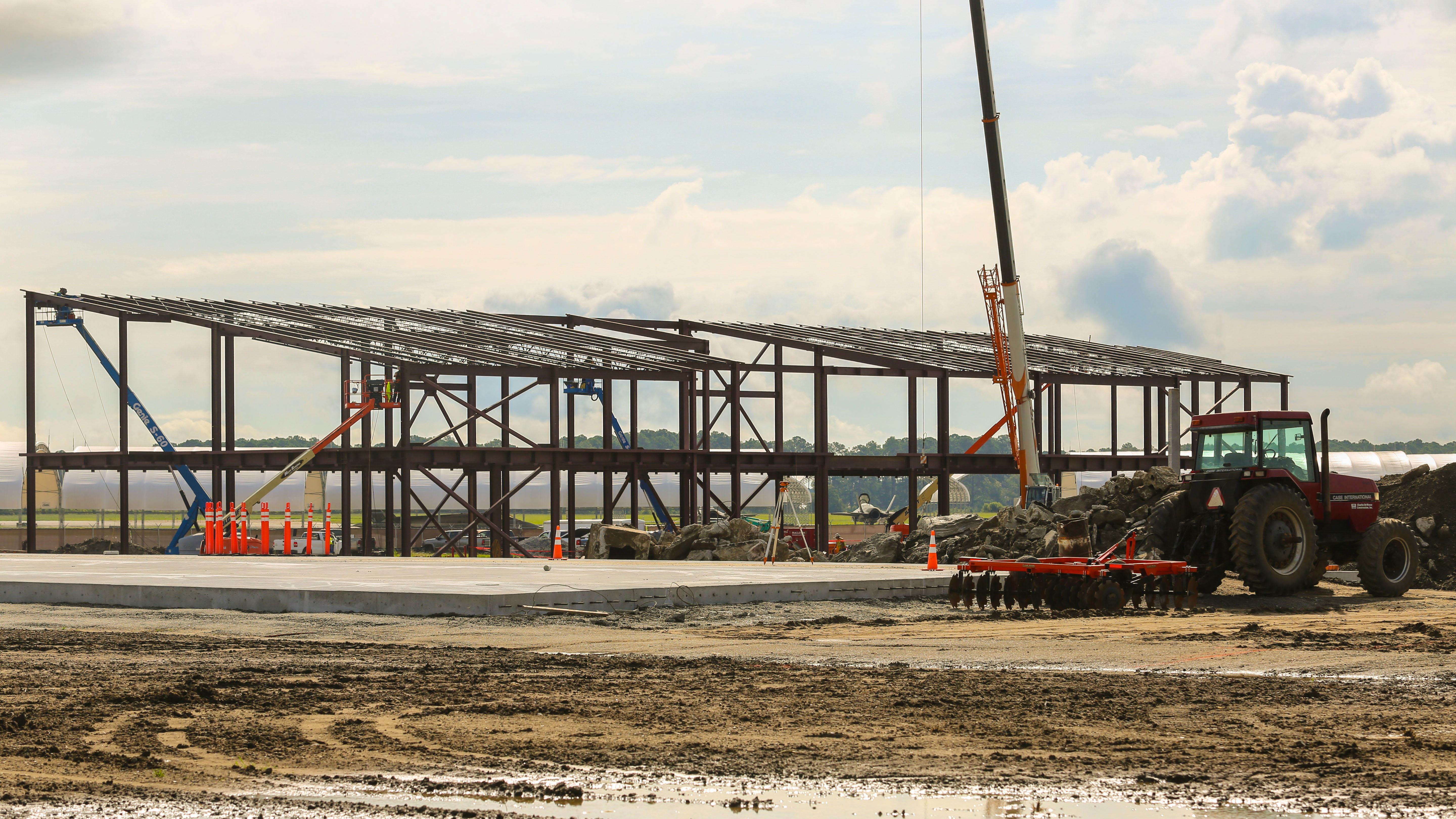 Construction underway on F-35B hangar > The Official United States ...
