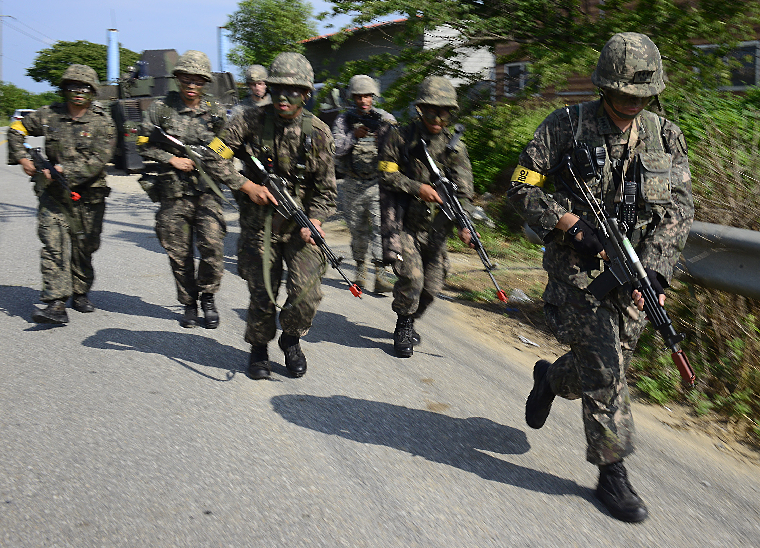 Osan Defenders train with ROK army