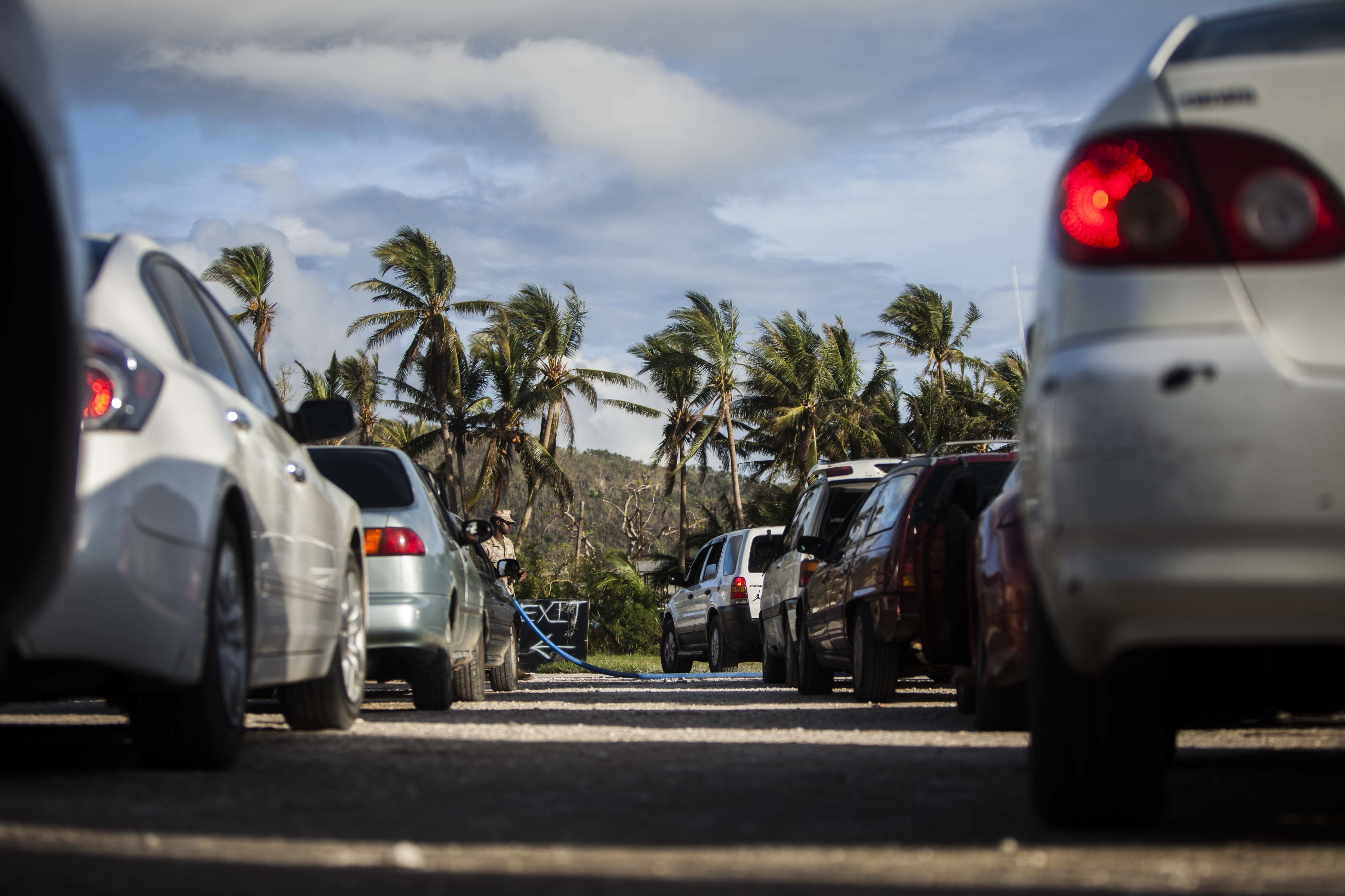 U.S. Marines aid Saipan with typhoon relief efforts