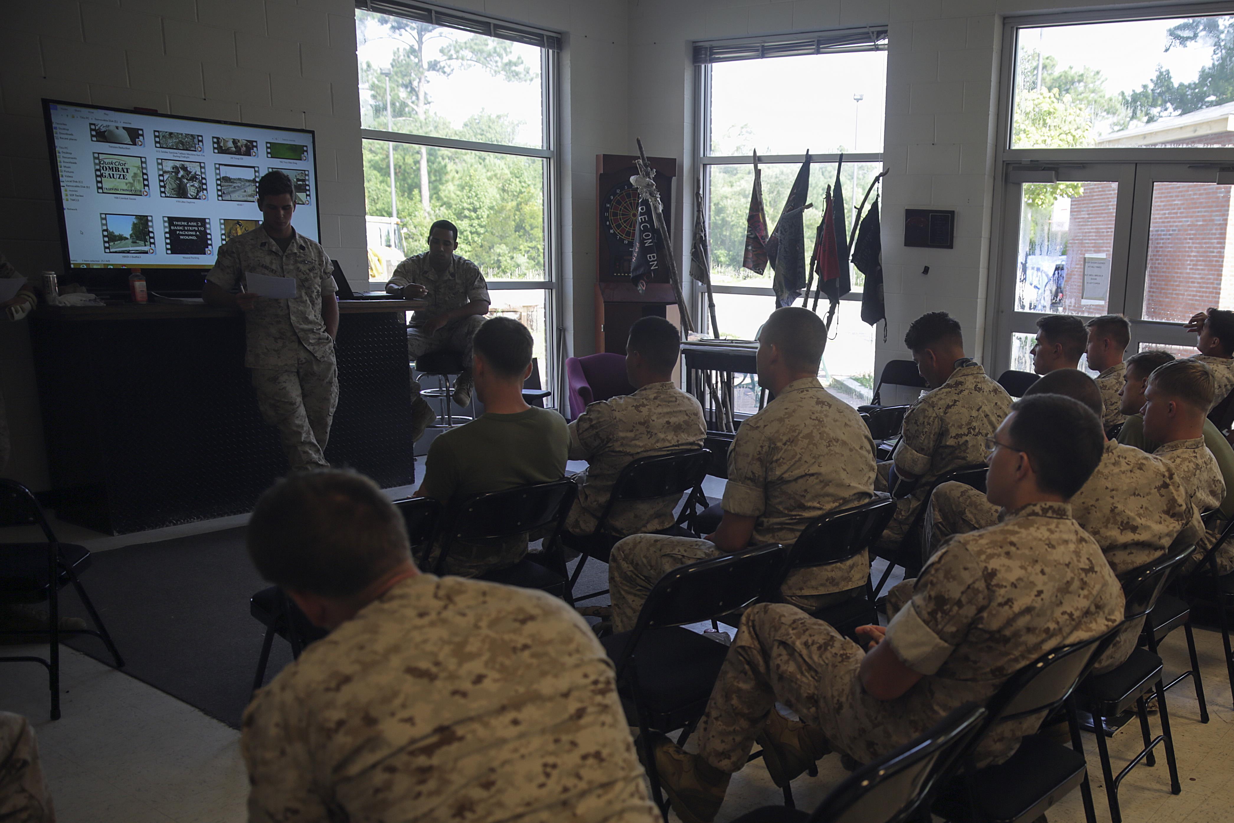 TCCC course helps Marines in 2nd Recon