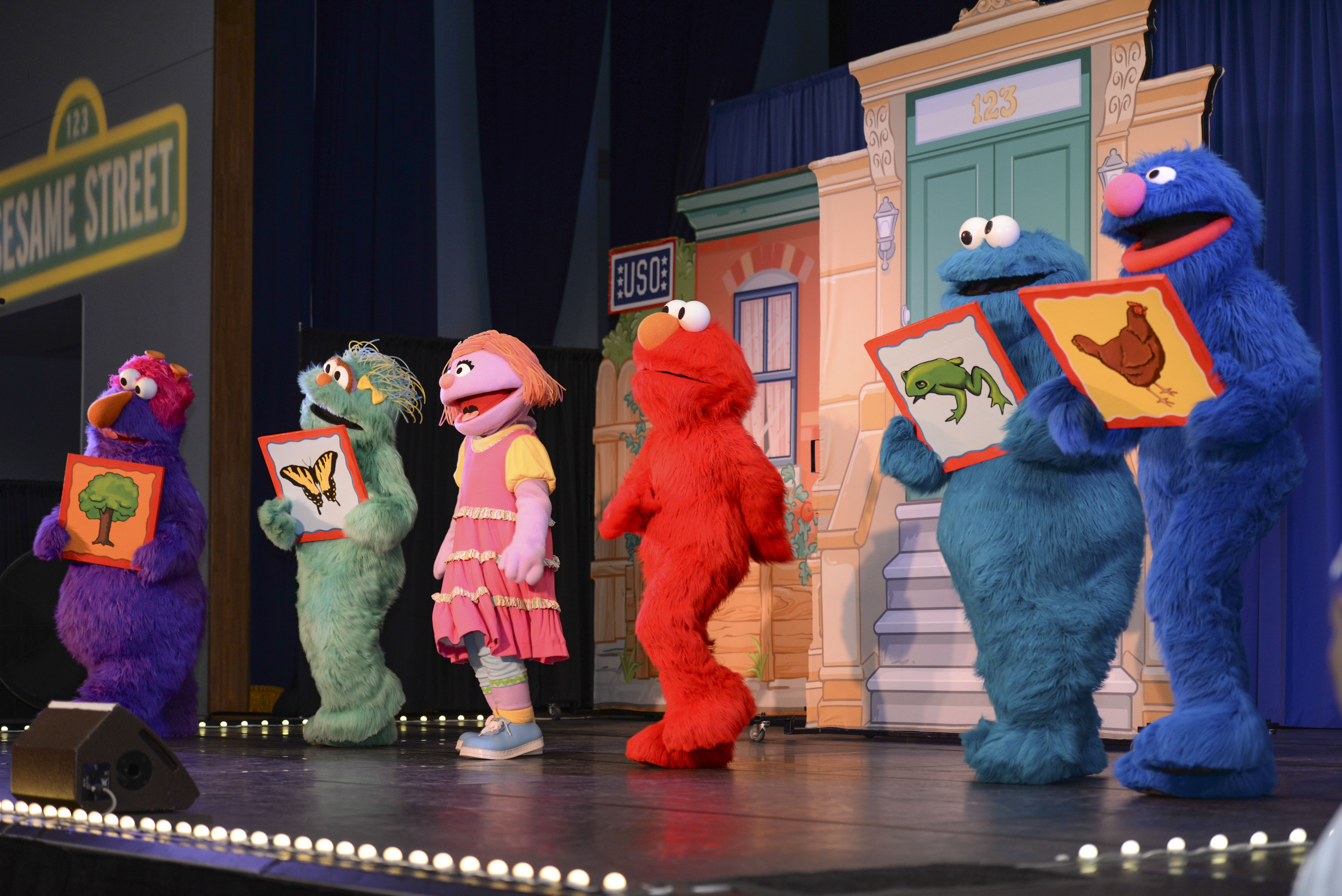 USO Sesame Street supports military families
