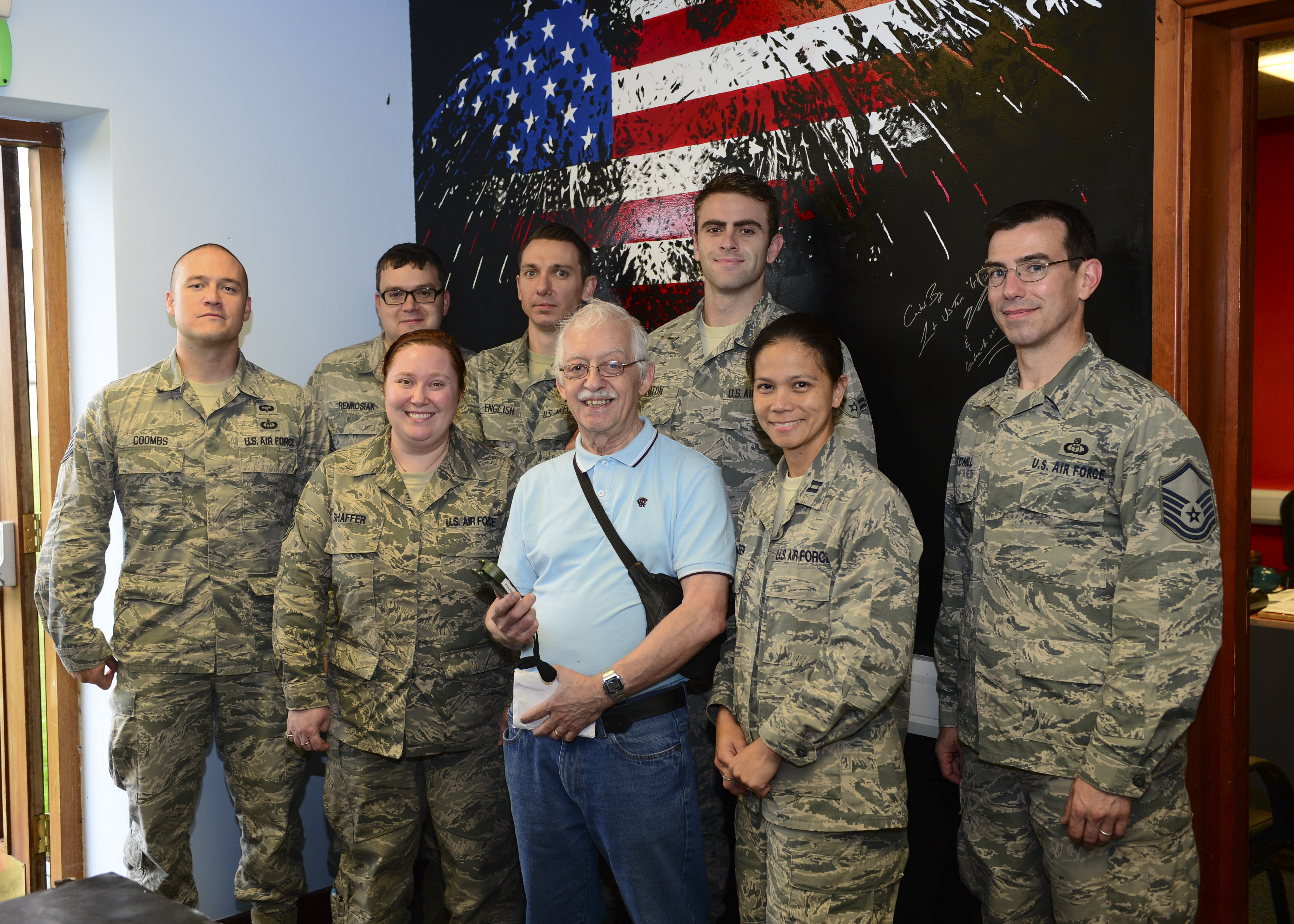 48th OSS blown away with visit from past Airman