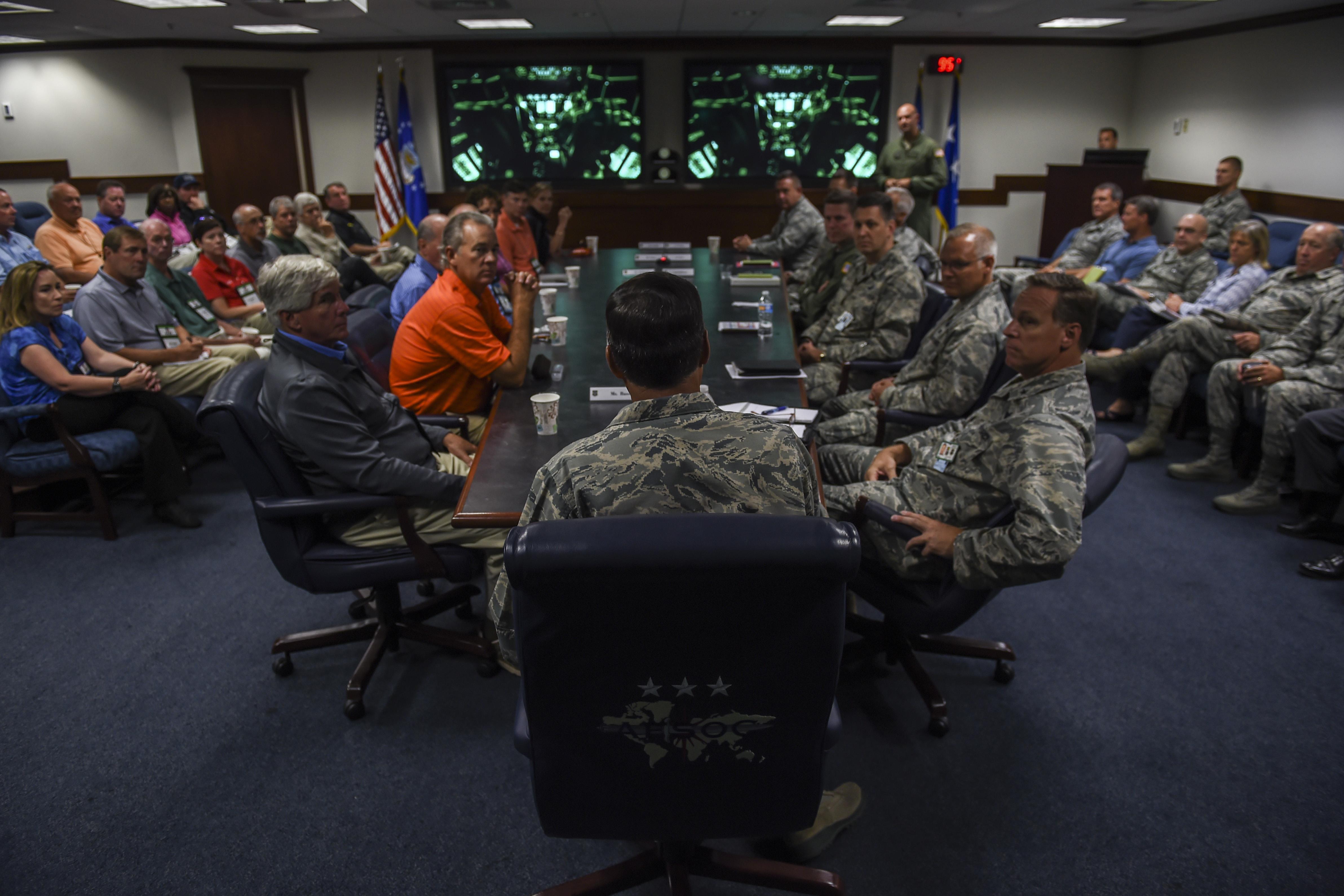 National civic leaders visit AFSOC during SLEP tour > Air Force Special ...