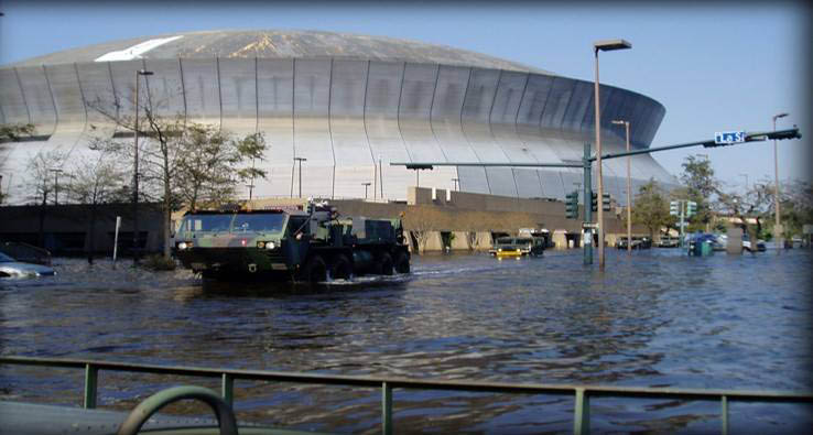 Hurricane Katrina Inside Superdome