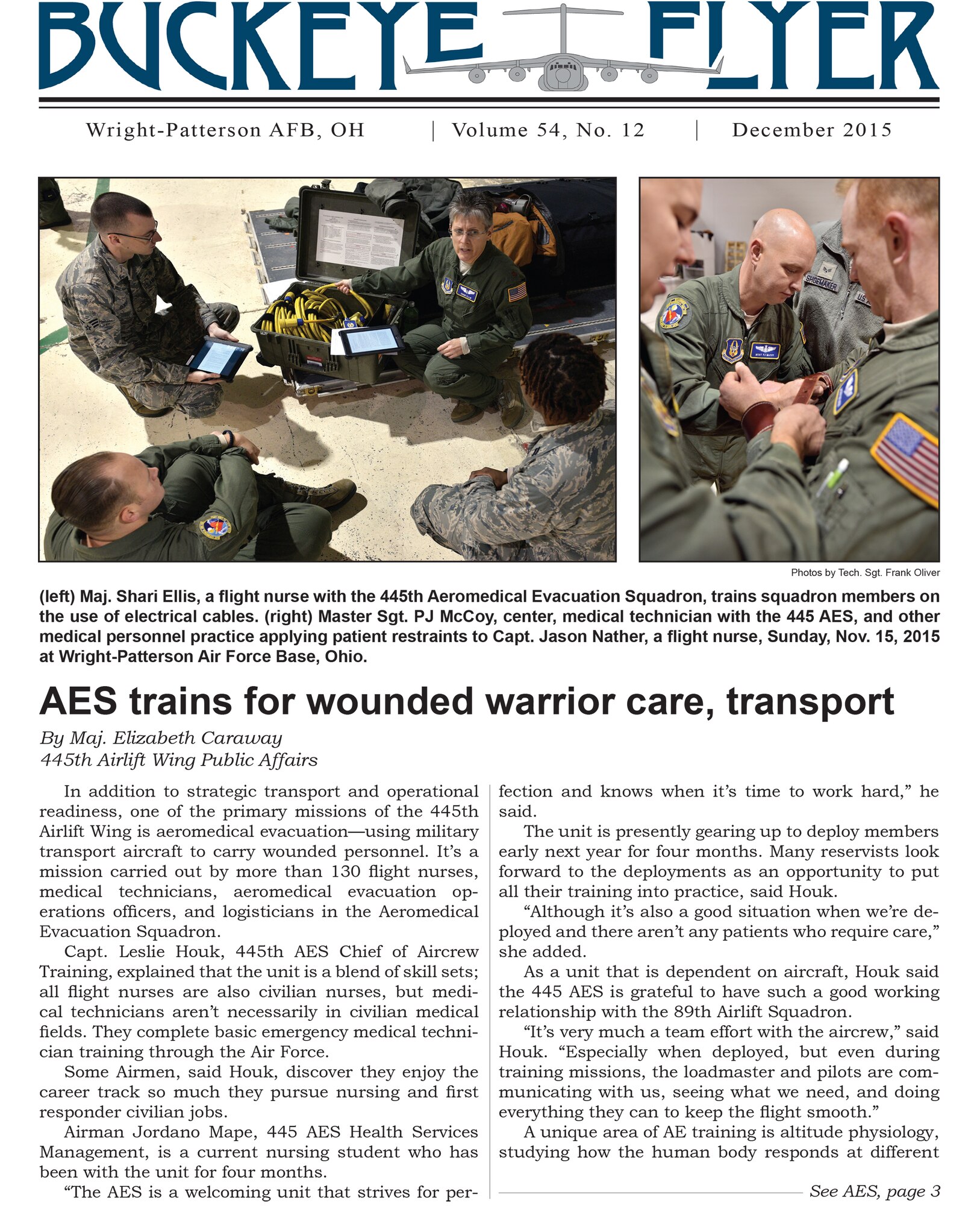 December issue of the Buckeye Flyer now available > 445th Airlift Wing > Article Display