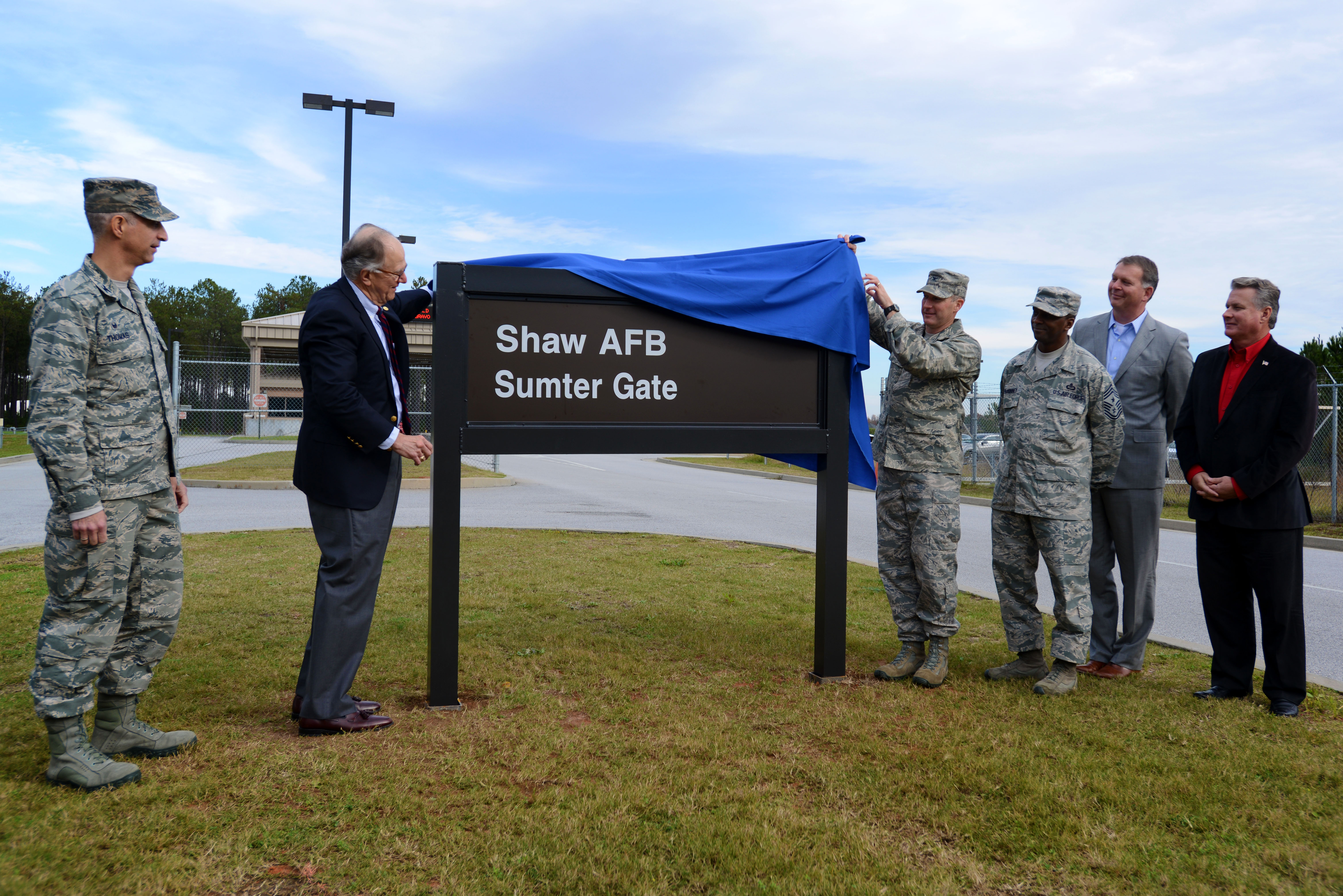 Gate renamings bring base and community together > Shaw Air Force Base ...
