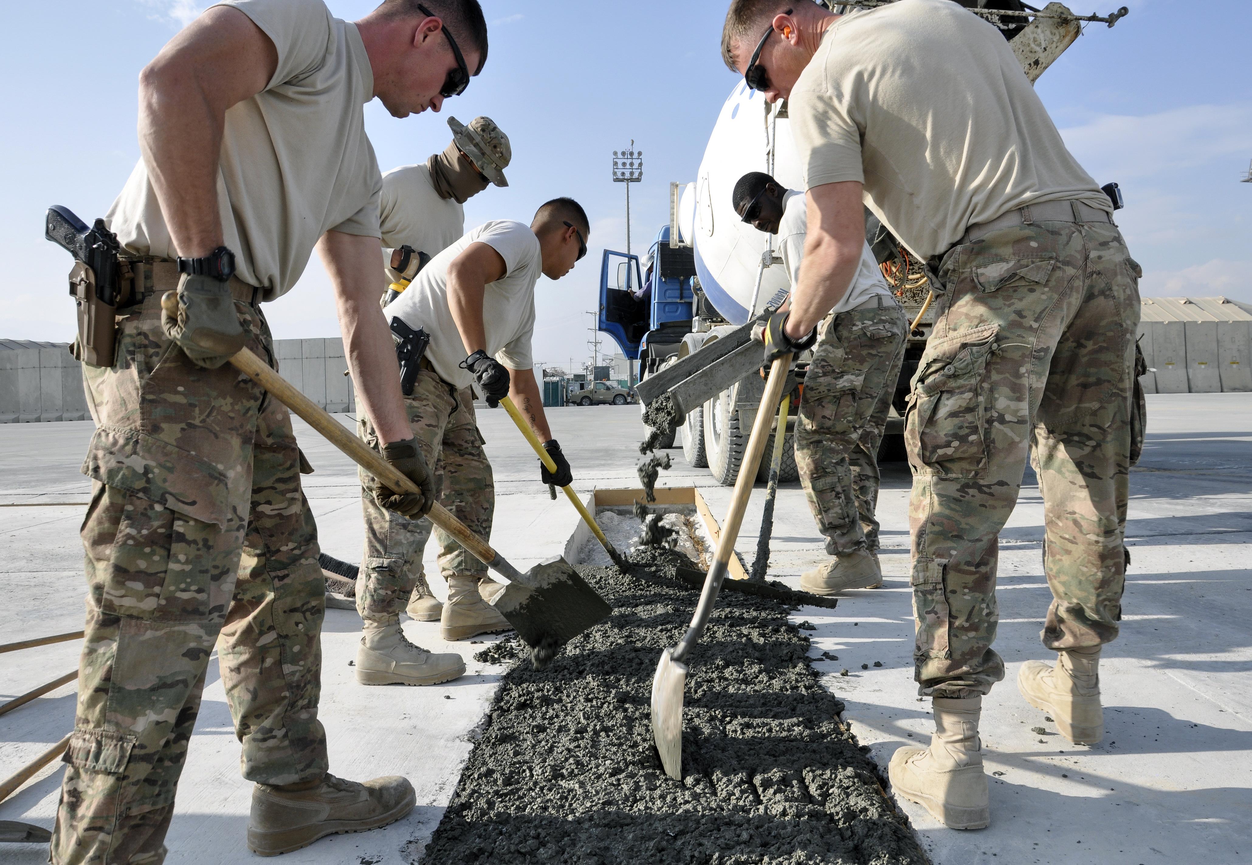 Bagram civil engineer team keeps airpower flying by repairing airfield ...