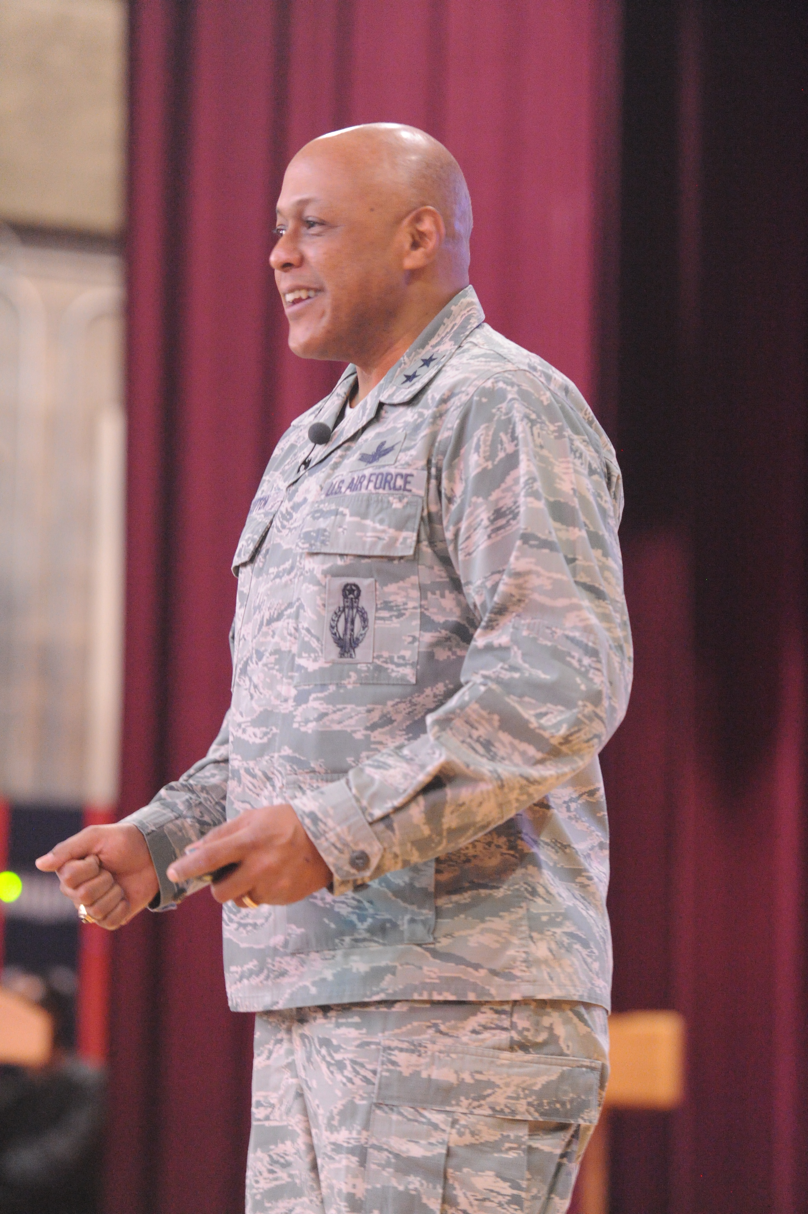 Maj Gen Cotton visit