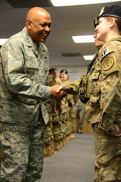 Maj. Gen. Cotton visits Malmstrom