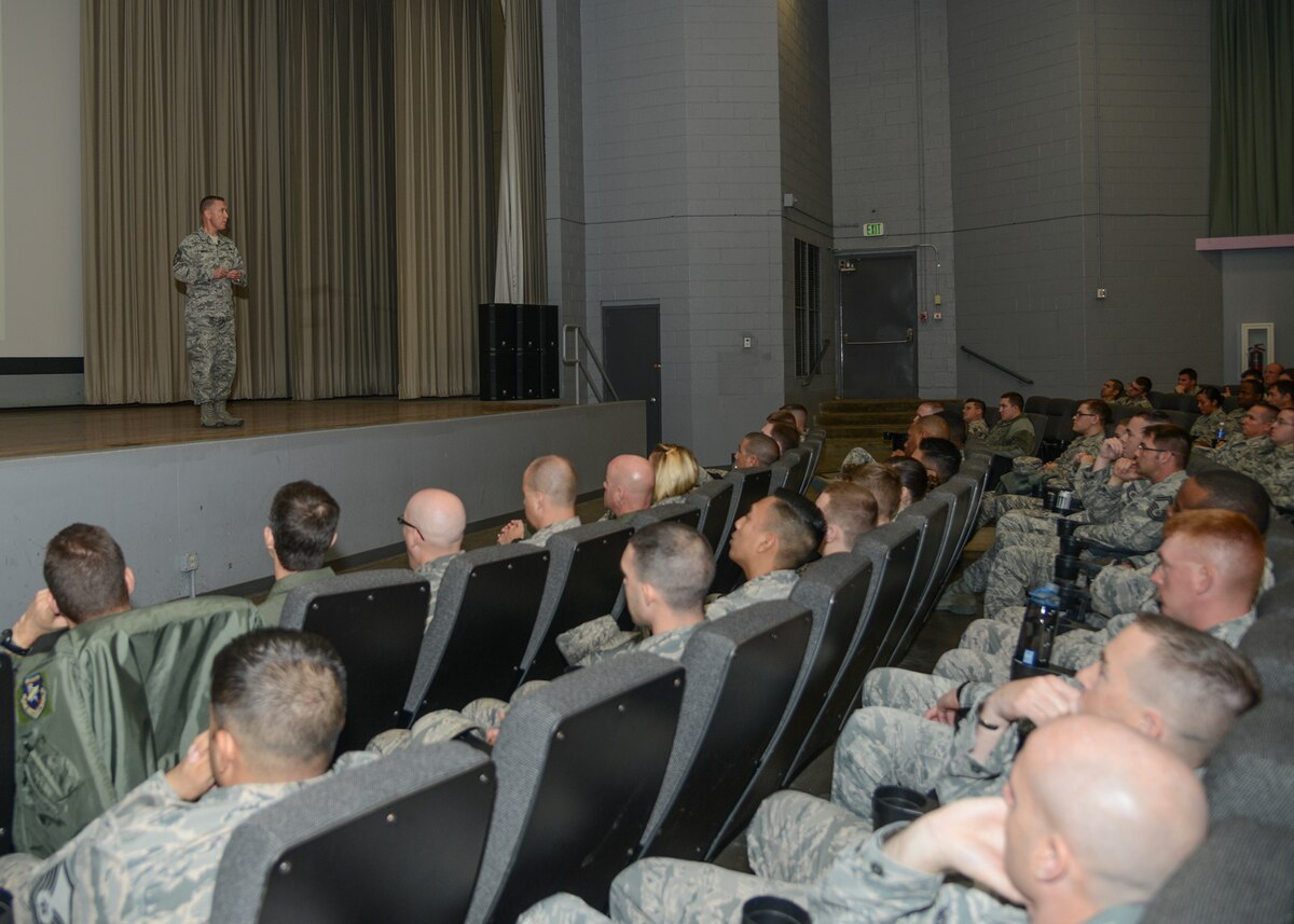 412th command chief emphasizes AF professionalism at enlisted calls ...