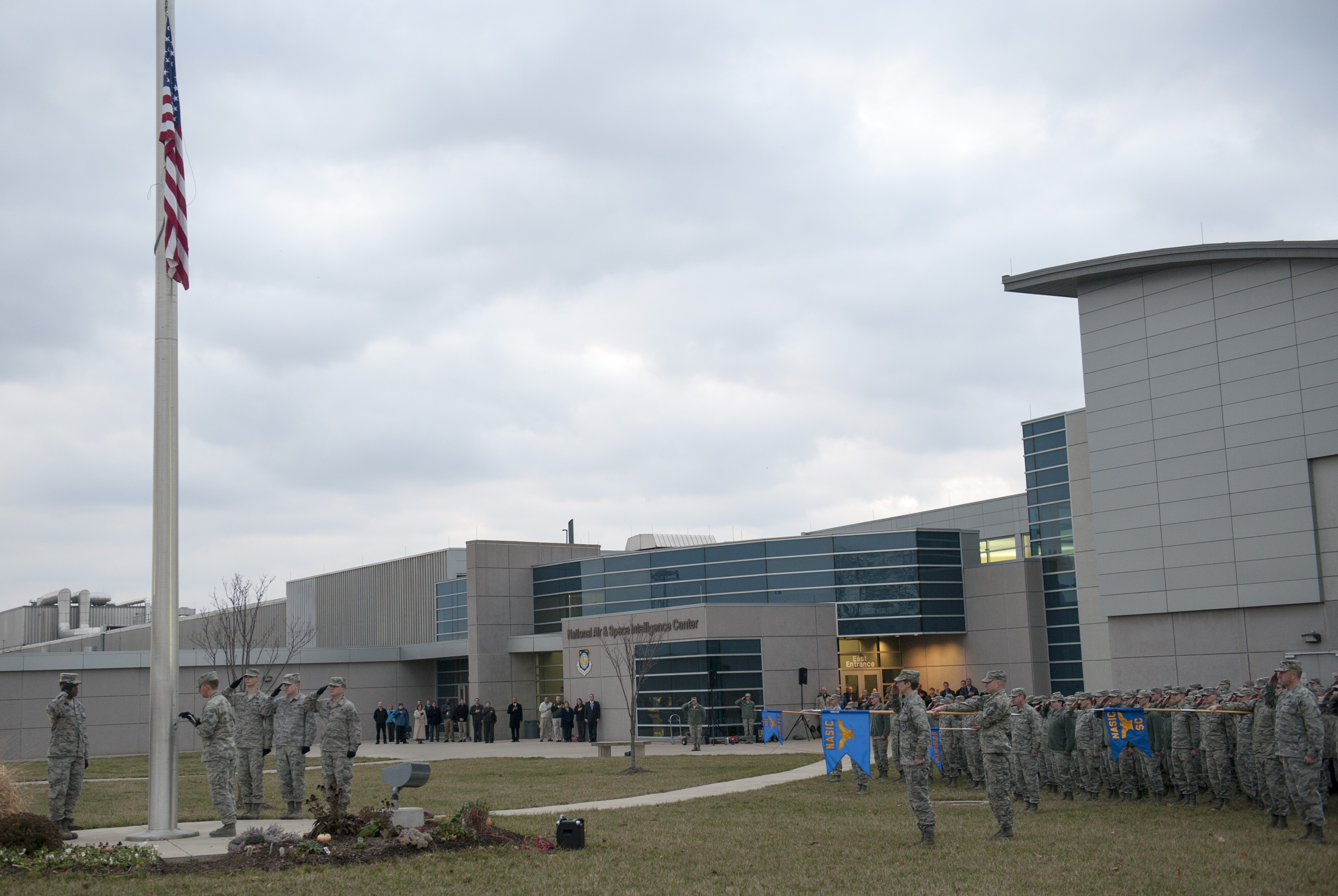 NASIC Airmen honor flag