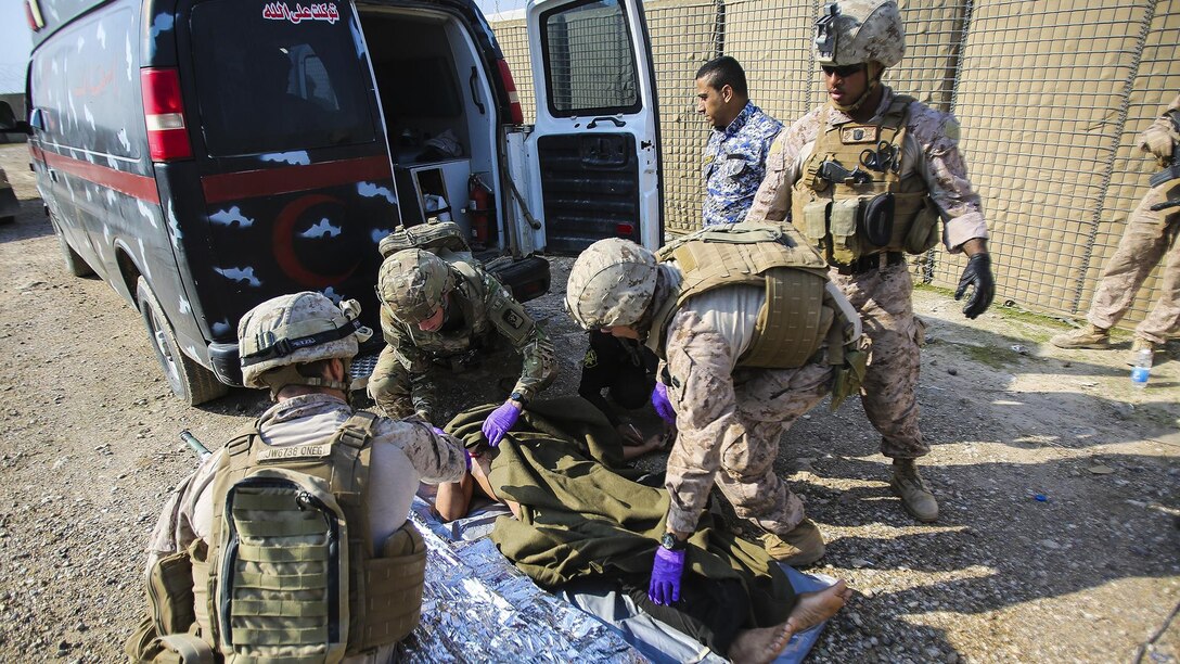 US Navy Corpsmen, Marines Contribute to Life-Saving Efforts in Iraq
