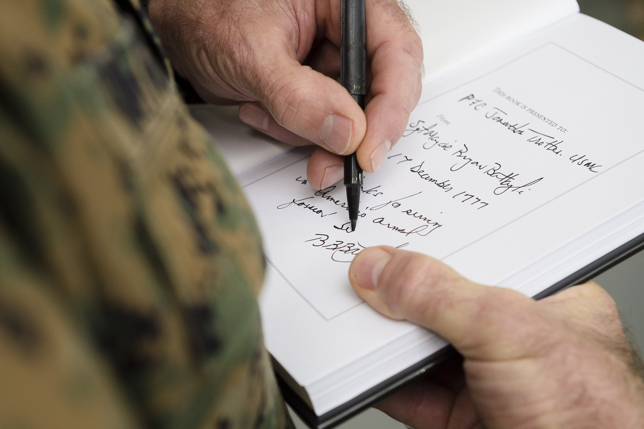 Battaglia Signature | U.S. Department of War