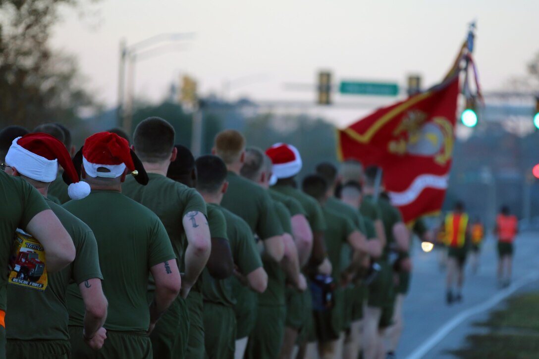 VMAQ-4, MAG-14 bring Christmas cheer Marine way
