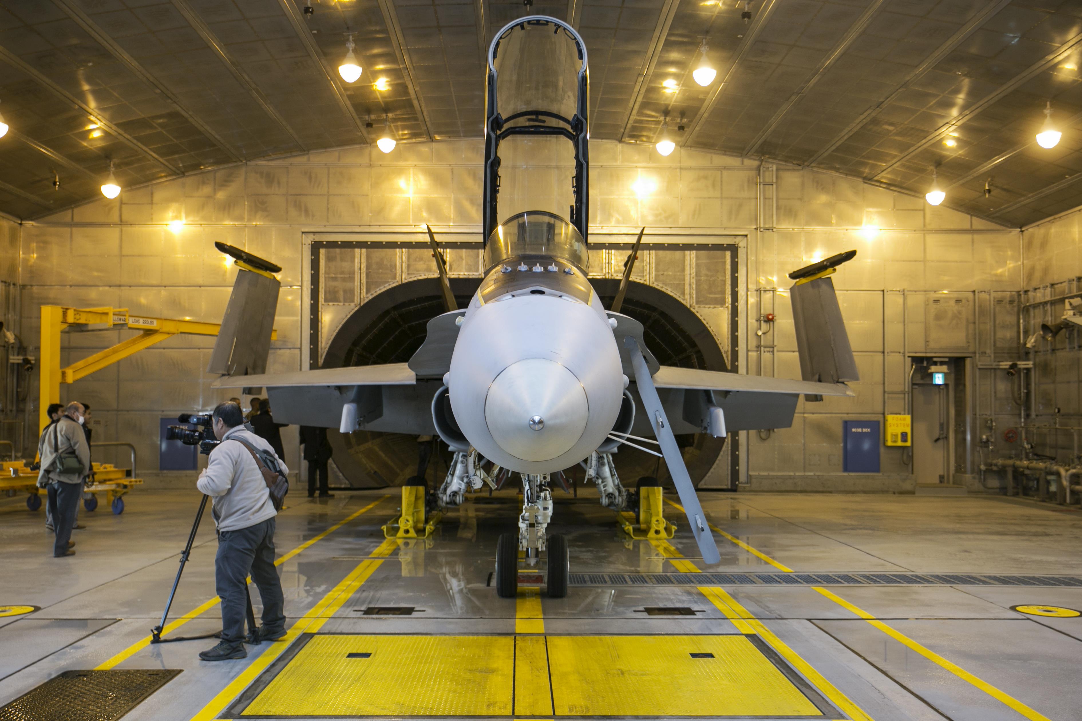 Hush houses reduce noise in Iwakuni, Japan > Marine Corps Air Station ...