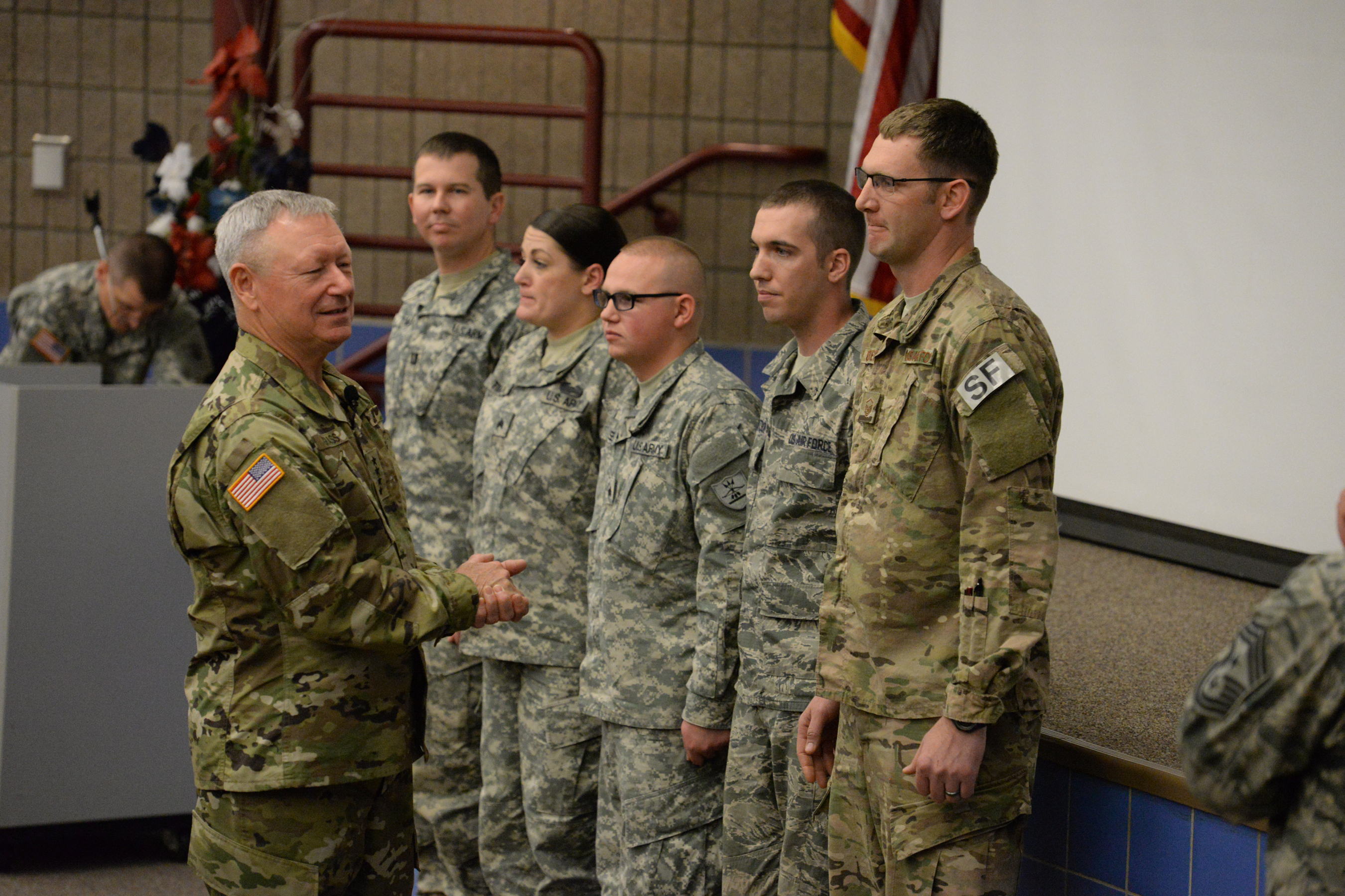 Gen. Frank Grass holds town hall meeting for North Dakota National Guard