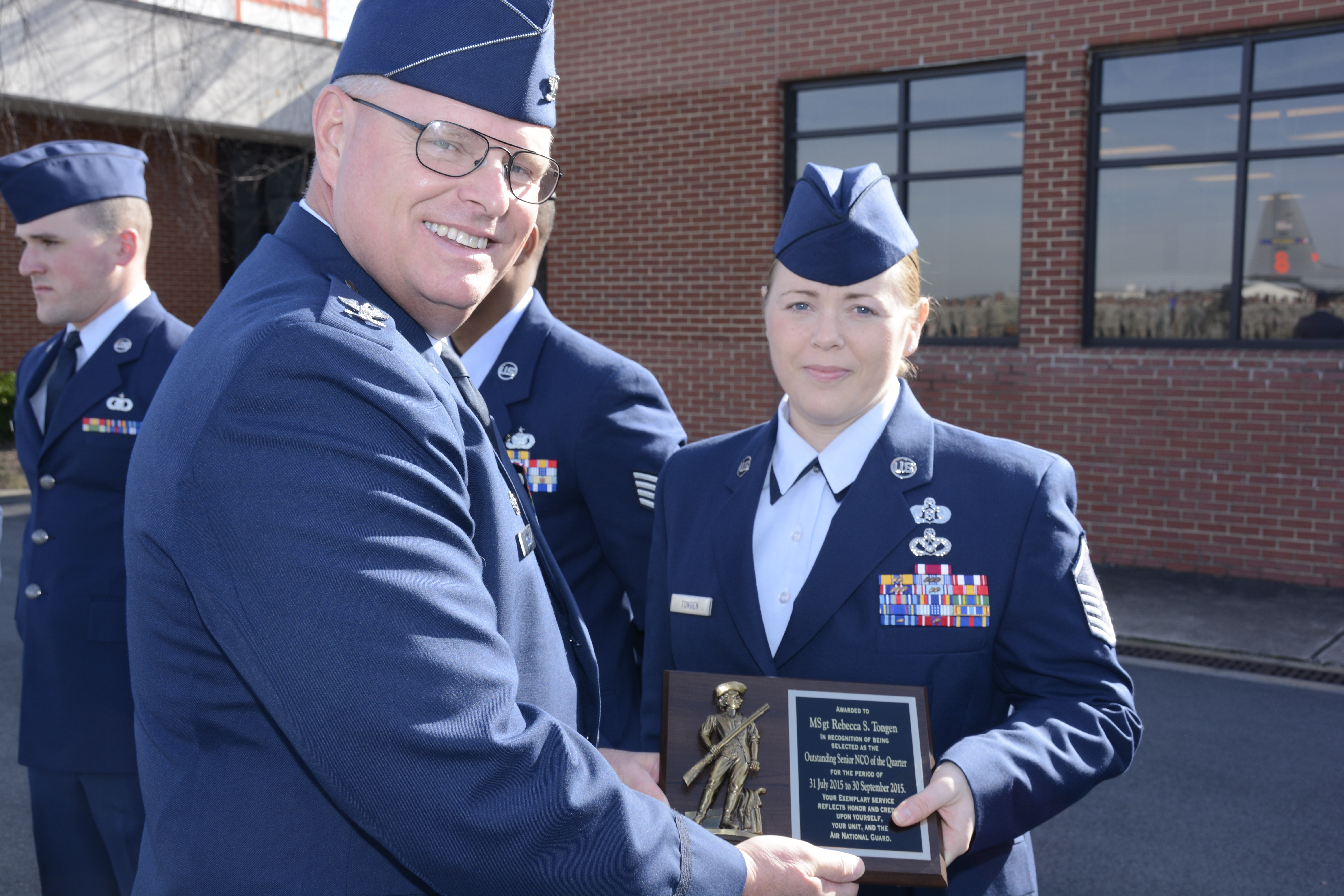 145 AW recognizes Airmen for outstanding performance during ramp formation