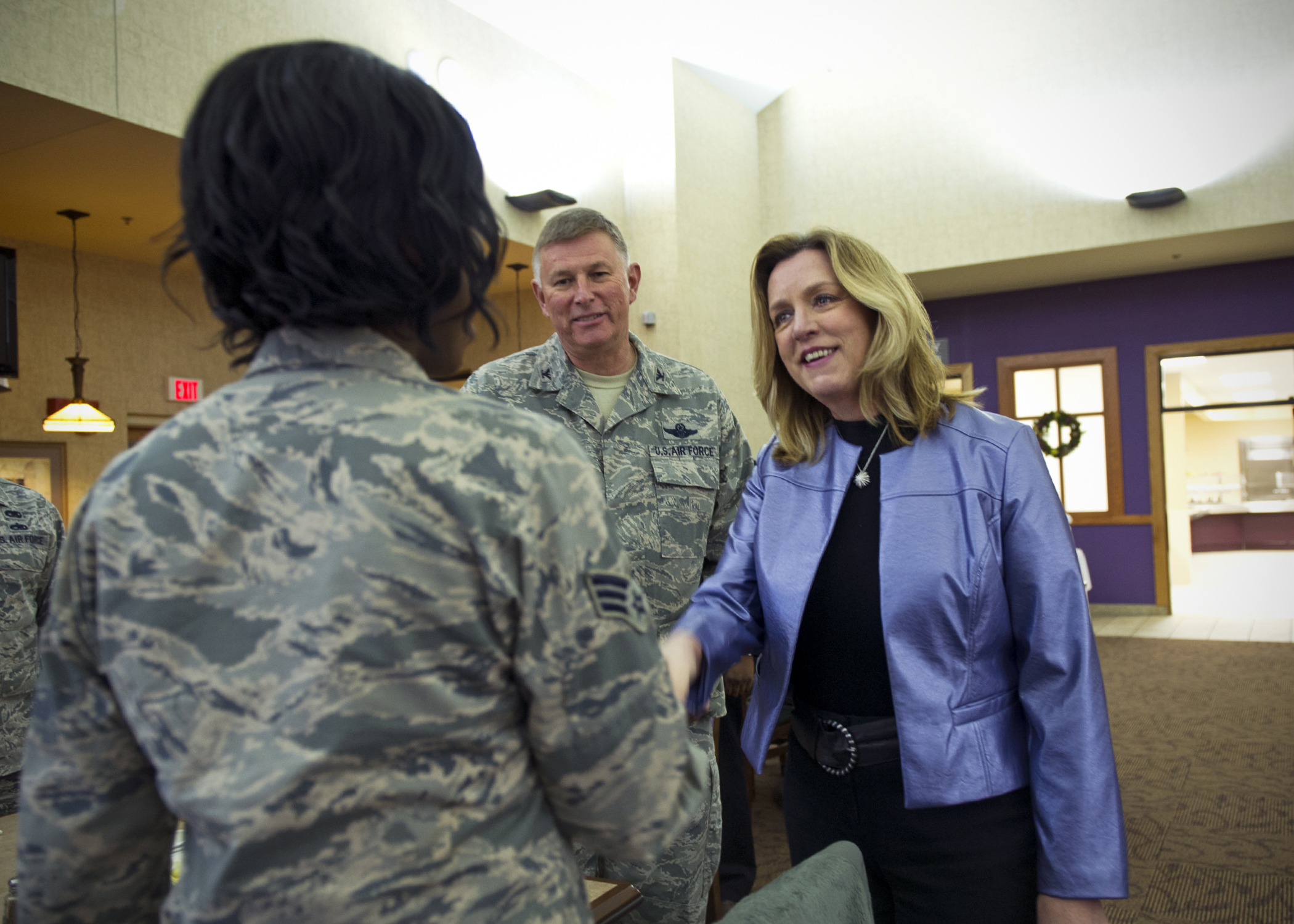 Secretary of the Air Force visits Grissom > Air Force Reserve Command ...