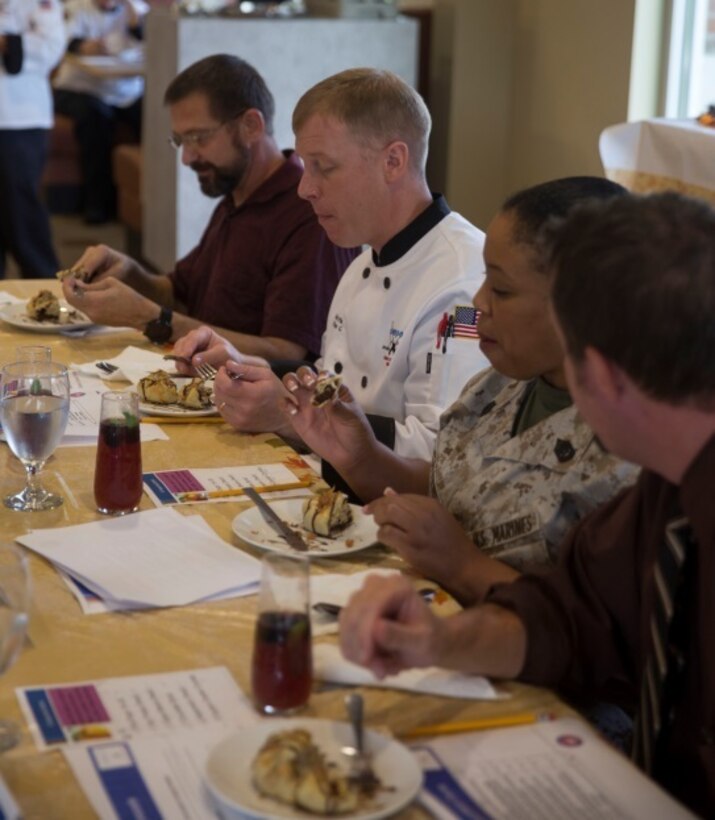 Heat in the kitchen: Marines and civilians compete head-to-head