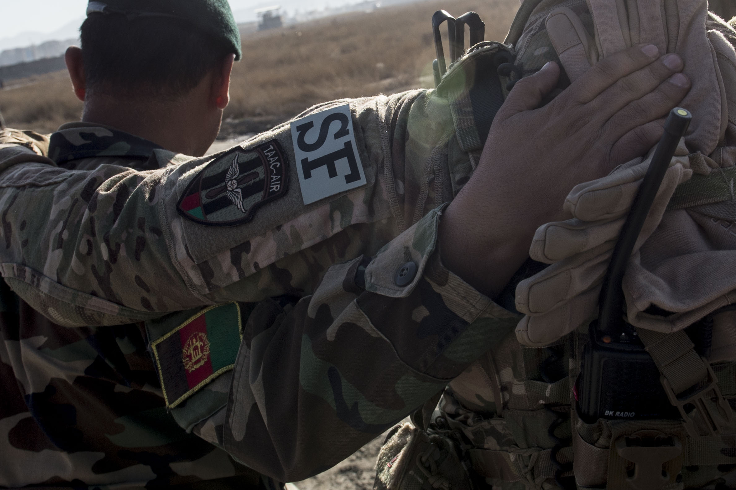 TAAC-Air security forces advisors visit Afghan Air Force soldiers at ...