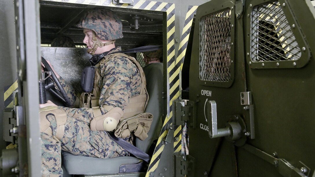 2nd Supply Battalion egresses simulated Humvee roll-over