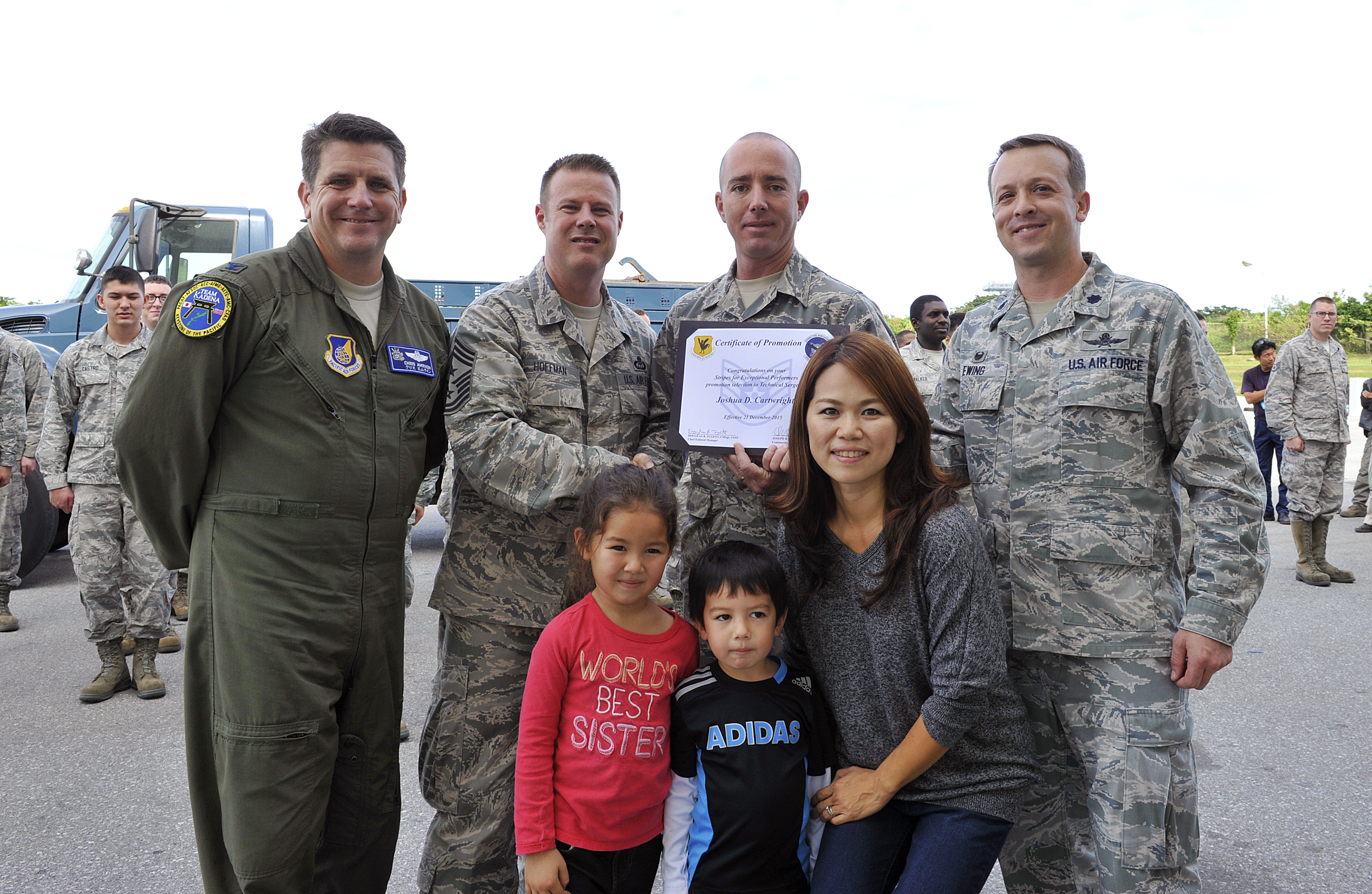 Kadena Airman gets STEP promoted