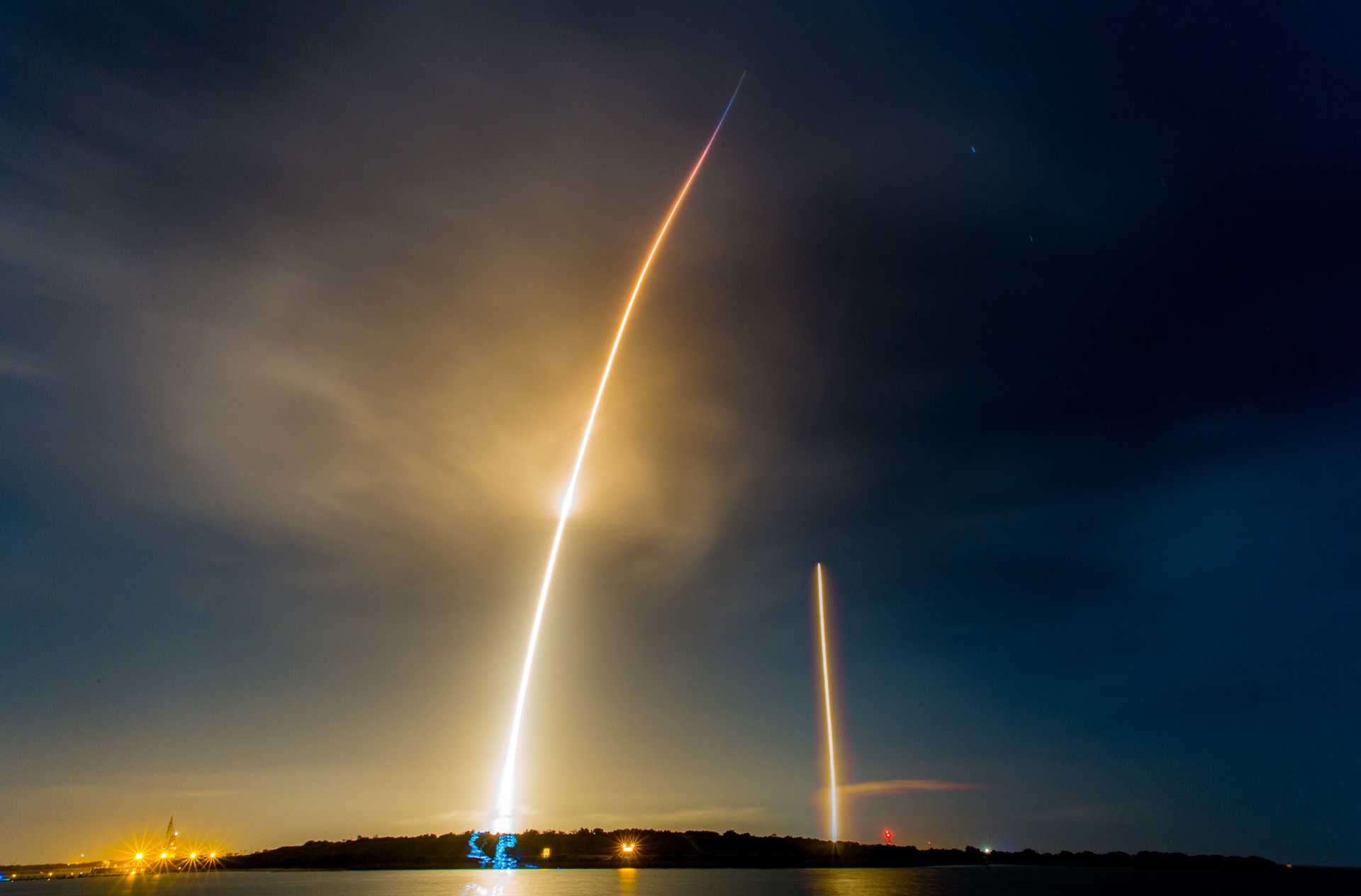 45th Space Wing successfully launches ORBCOMM; historically lands first ...
