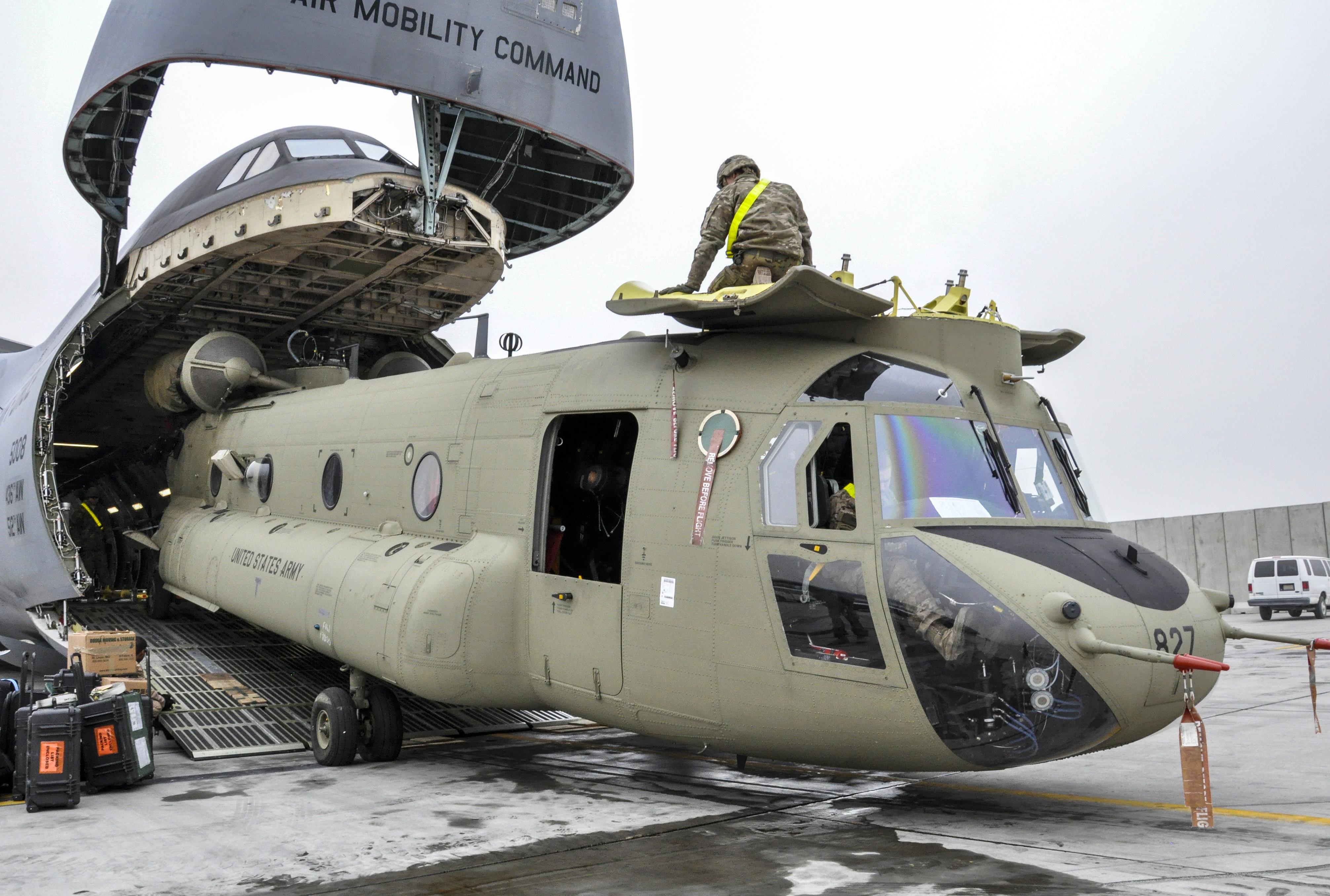 C-5M Super Galaxy delivers helo to Bagram > U.S. Air Forces Central ...