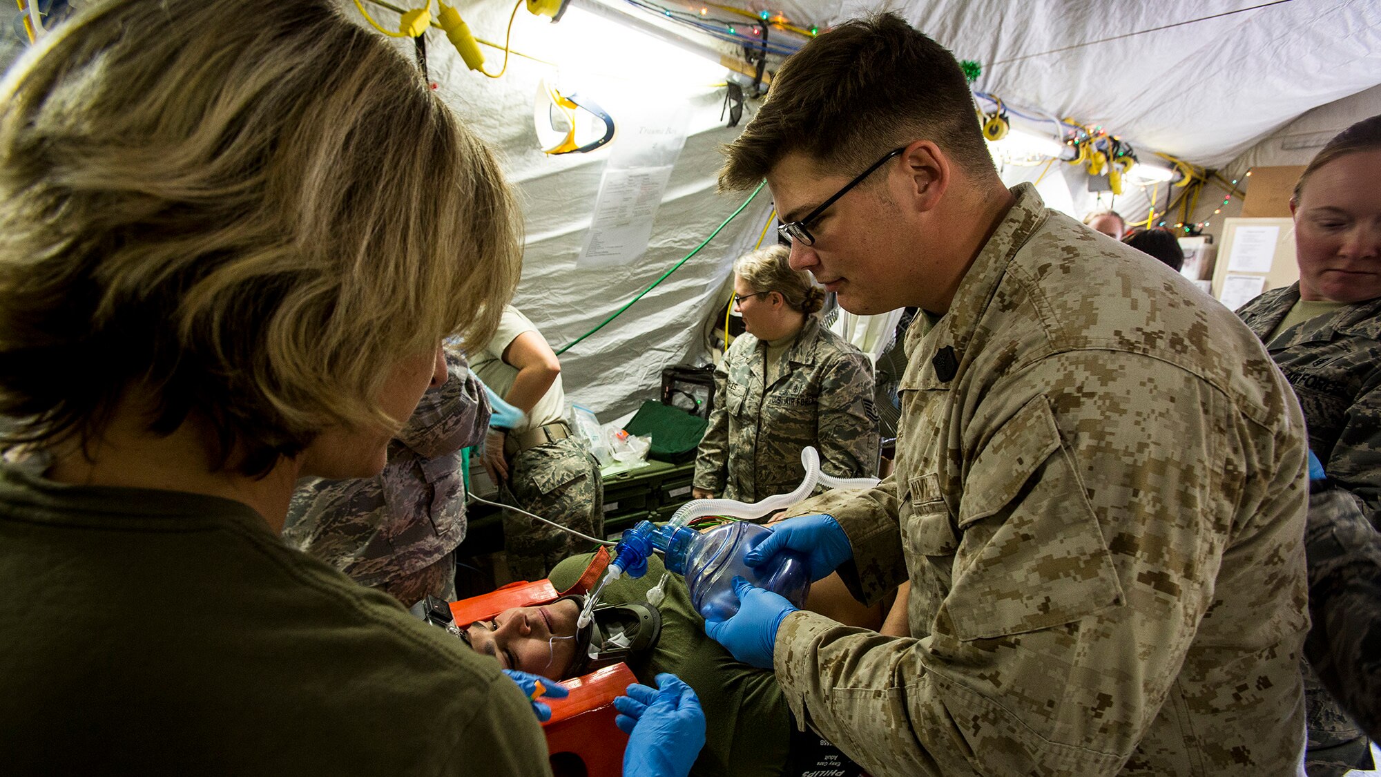U.S. Navy corpsmen live up to SPMAGTF-CR-CC standard: Right force ...