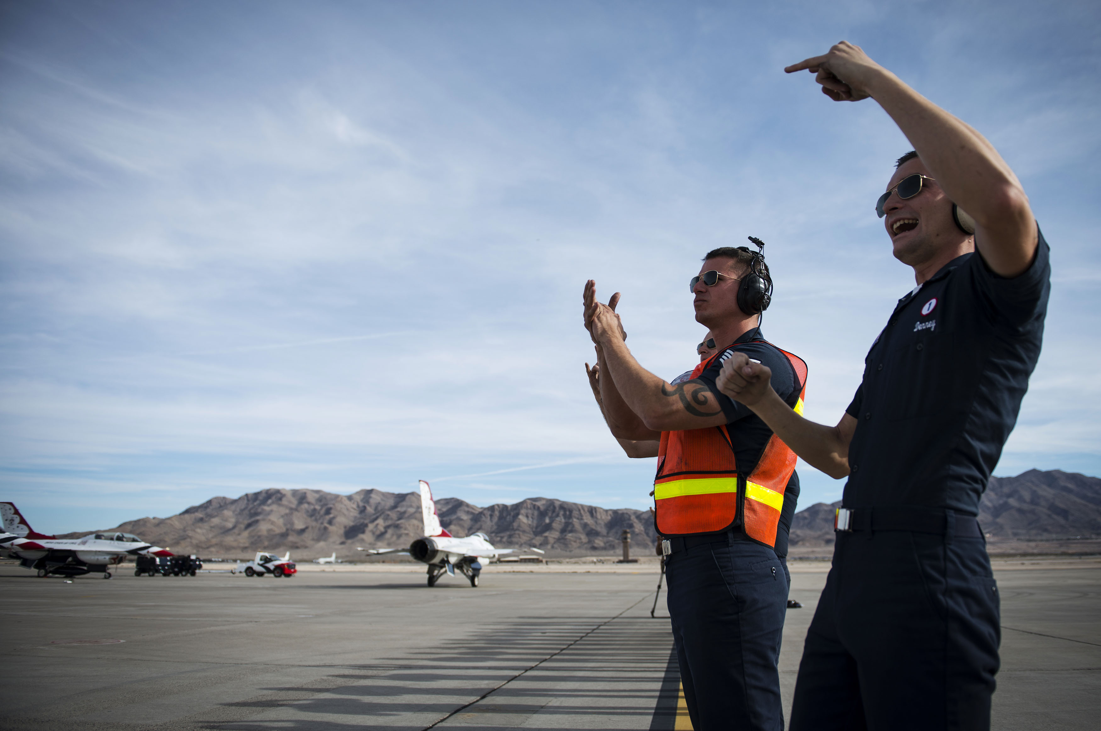 Air Force Staff Sgt. Matthew Denney, Thunderbird 1 assistant dedicated ...