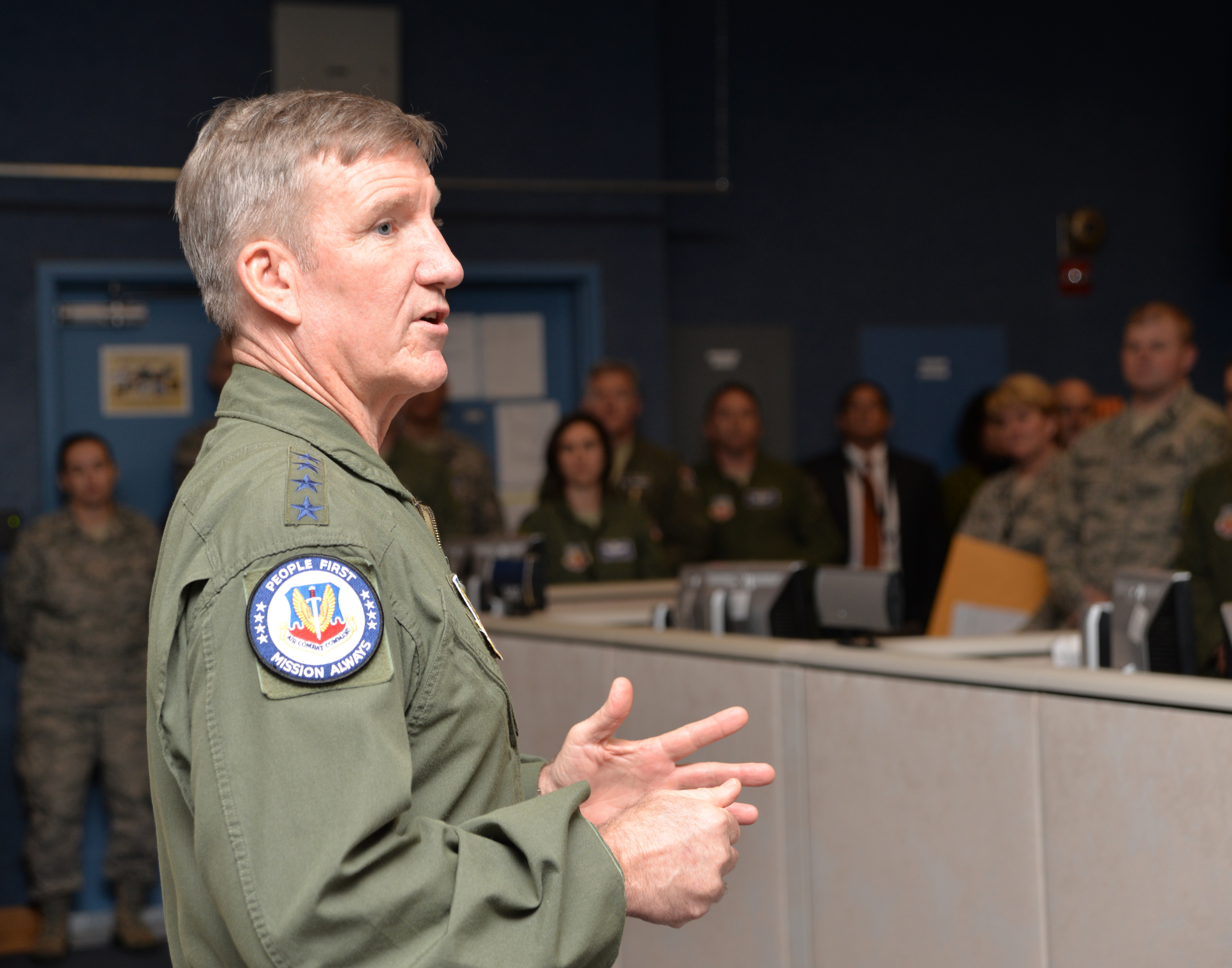 ACC/CC visit to 601st AOC