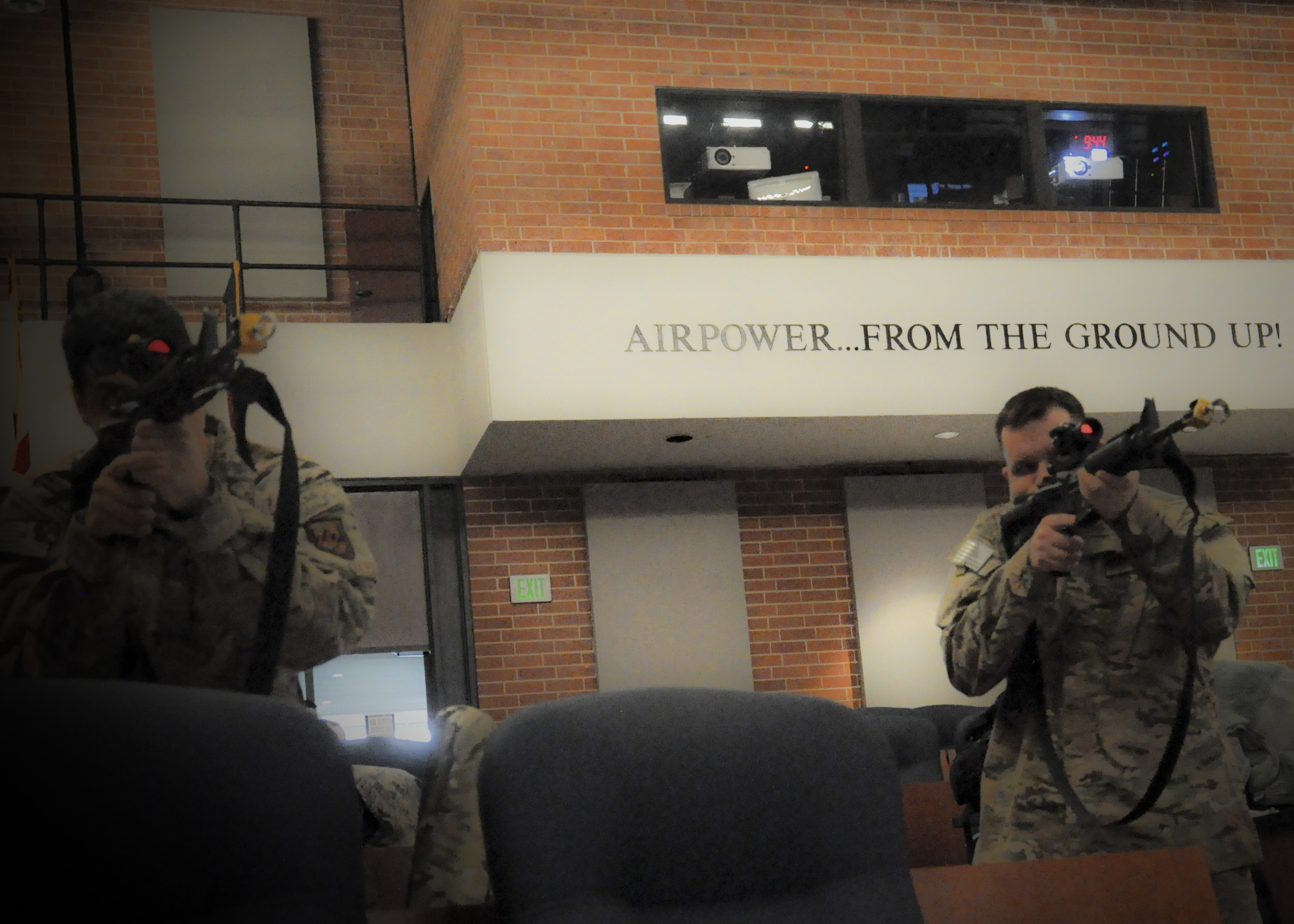 Airmen complete pre-deployment training at the USAF Expeditionary ...