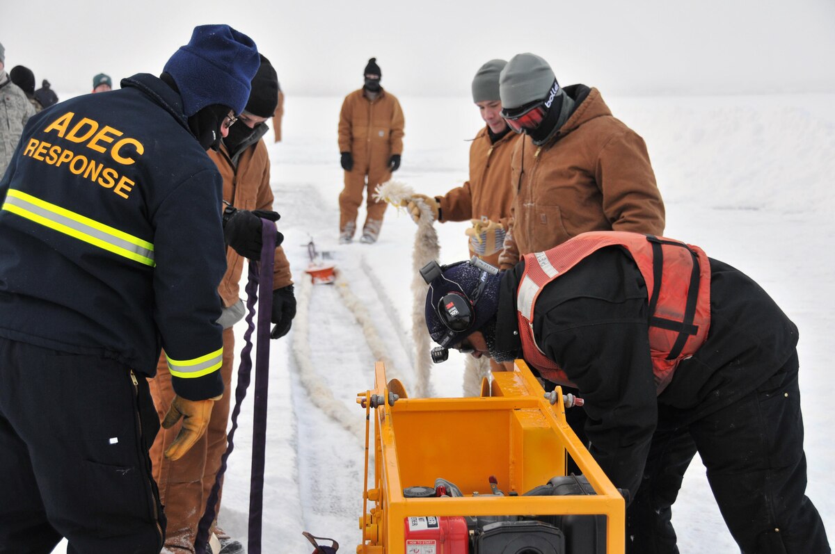 Arctic conditions make cleaning waste a challenge > Edwards Air Force ...
