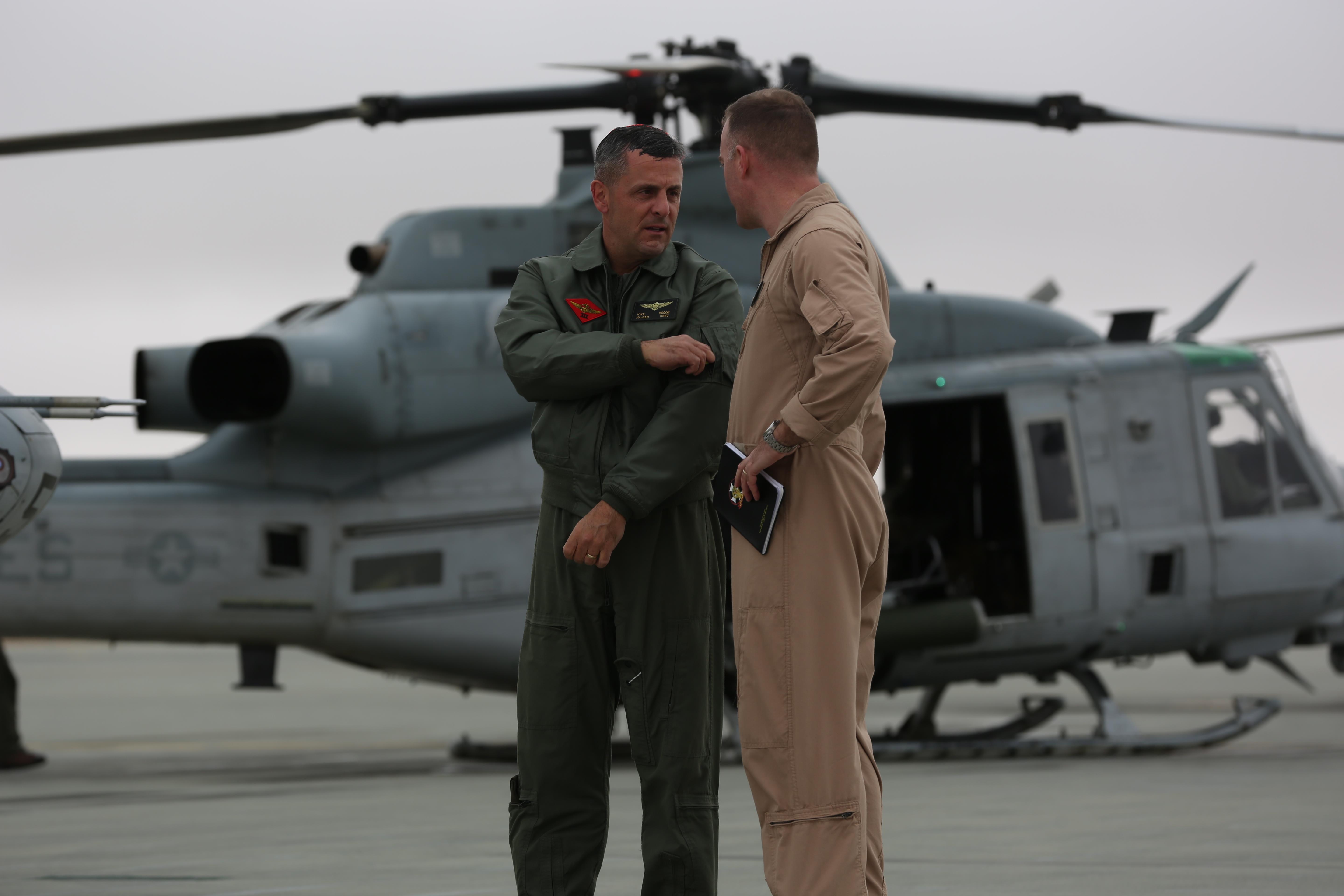 Maj. Gen. Rocco visits Combat Center Marines