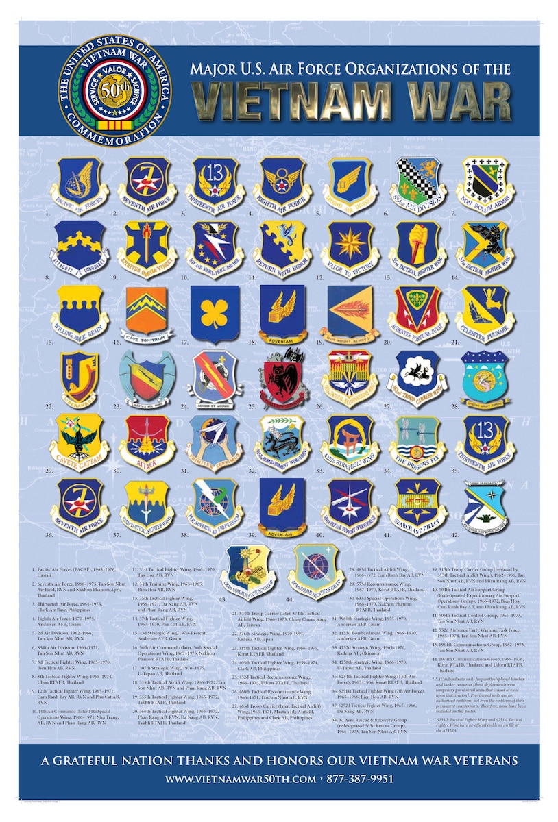 USAF Units In South Vietnam > Air Force History and Museums > Fact Sheets
