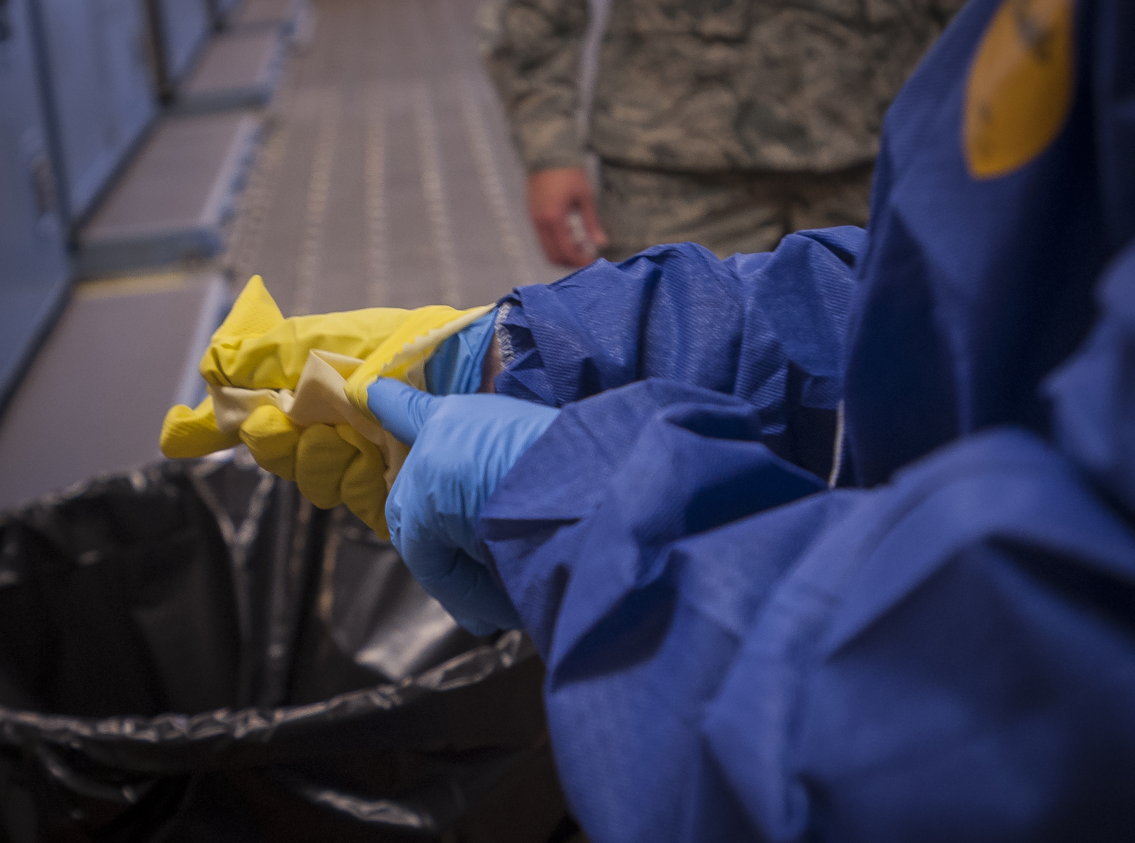 437th leadership practice with PPE at APS > Joint Base Charleston ...