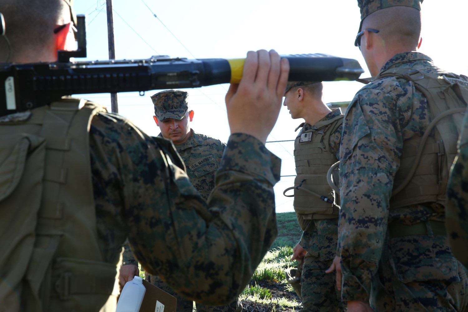 3/5 machine gunners refresh their skills