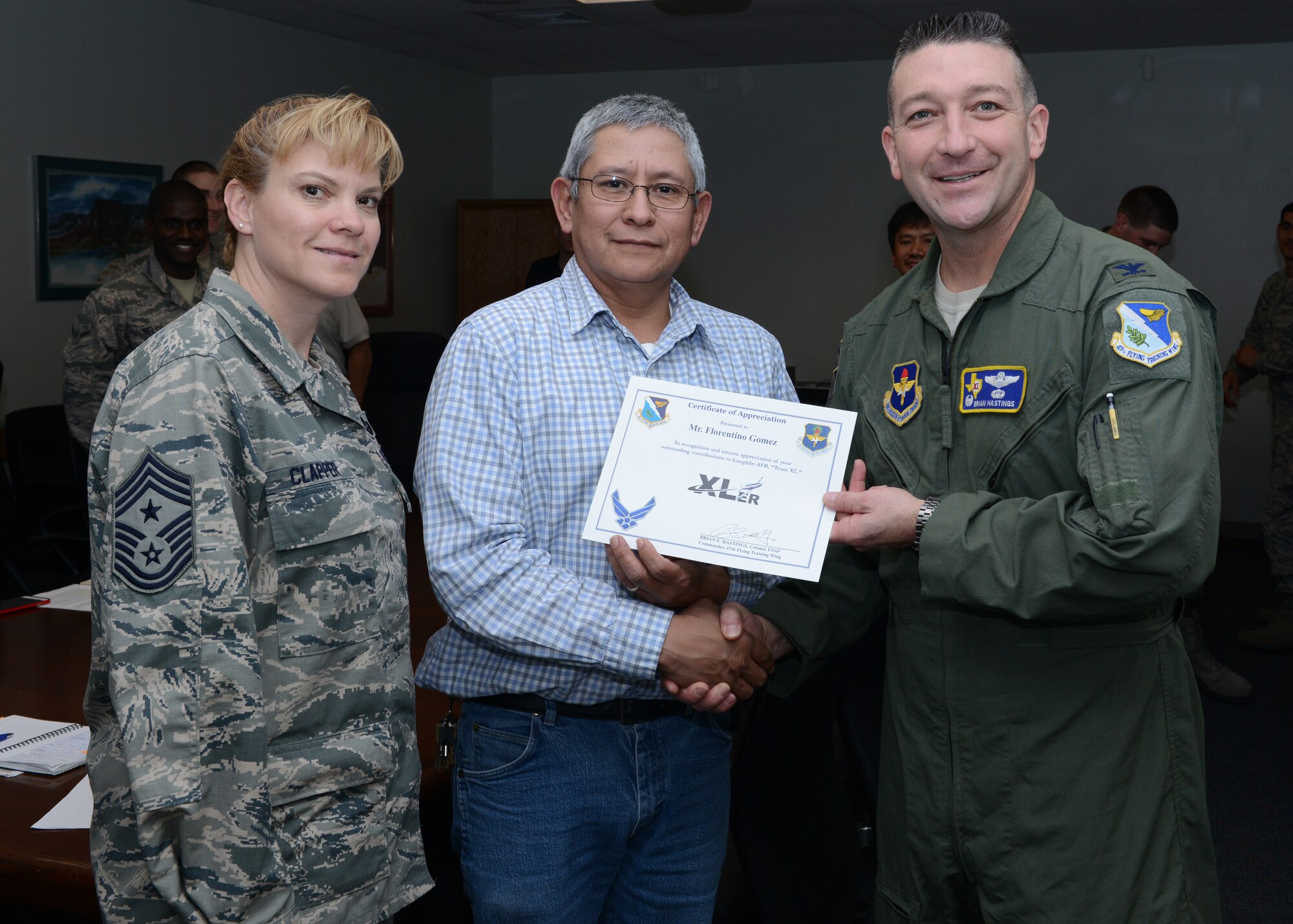 Laughlin XLer: Florentino Gomez, 47th CES > Laughlin Air Force Base ...