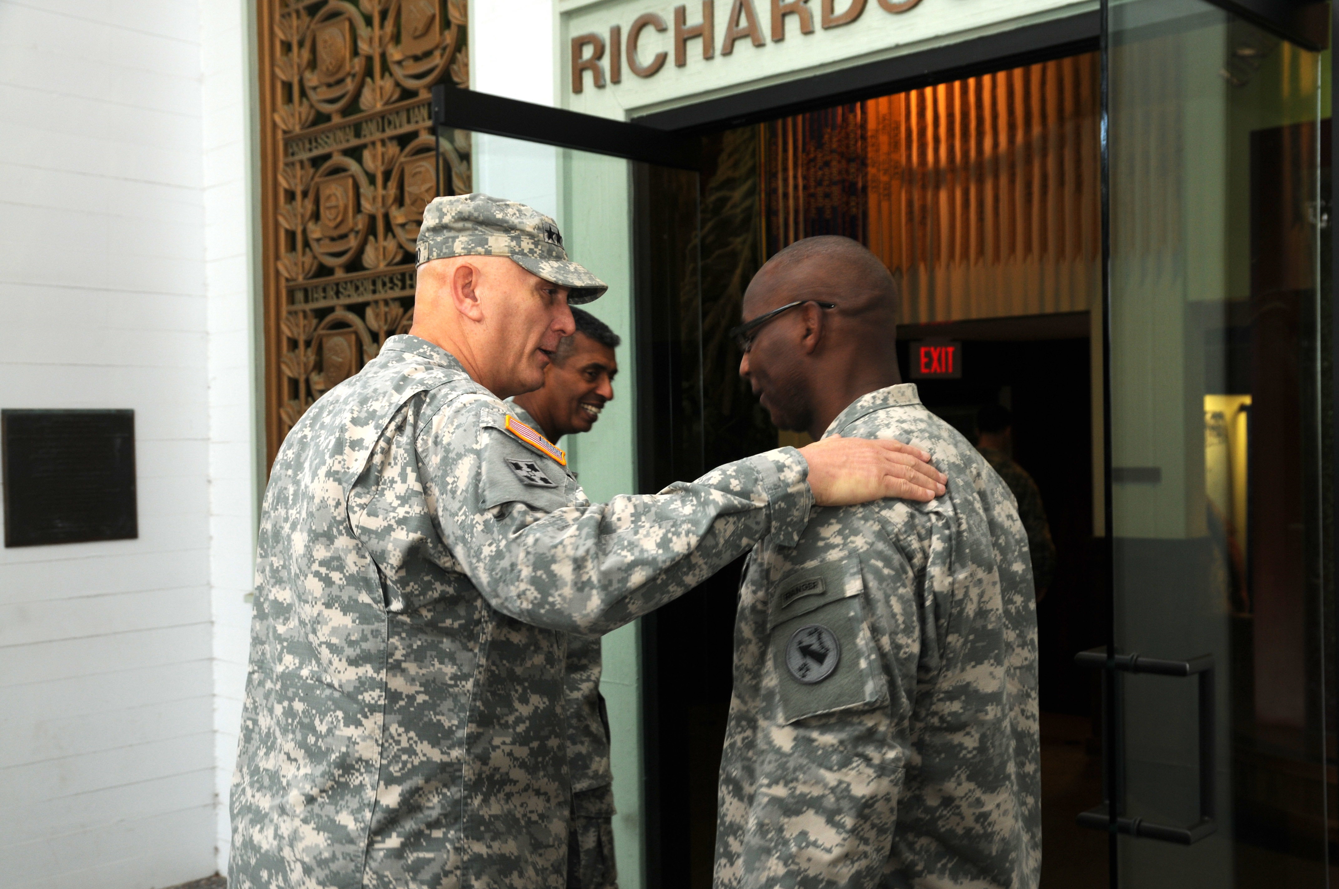 Army Gen. Vincent K. Brooks, foreground center, U.S. Army Pacific ...