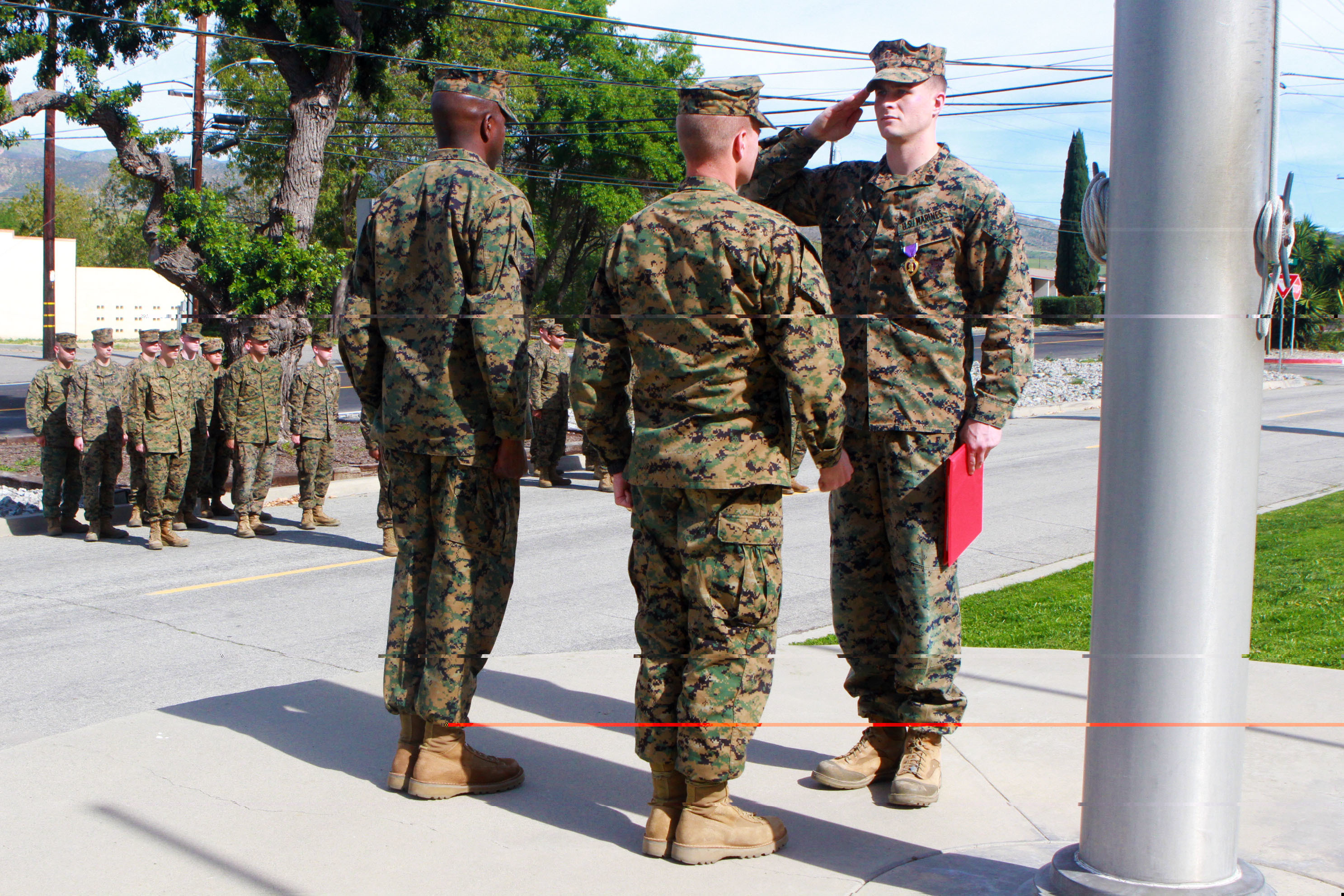 1/1 Marine awarded Purple Heart