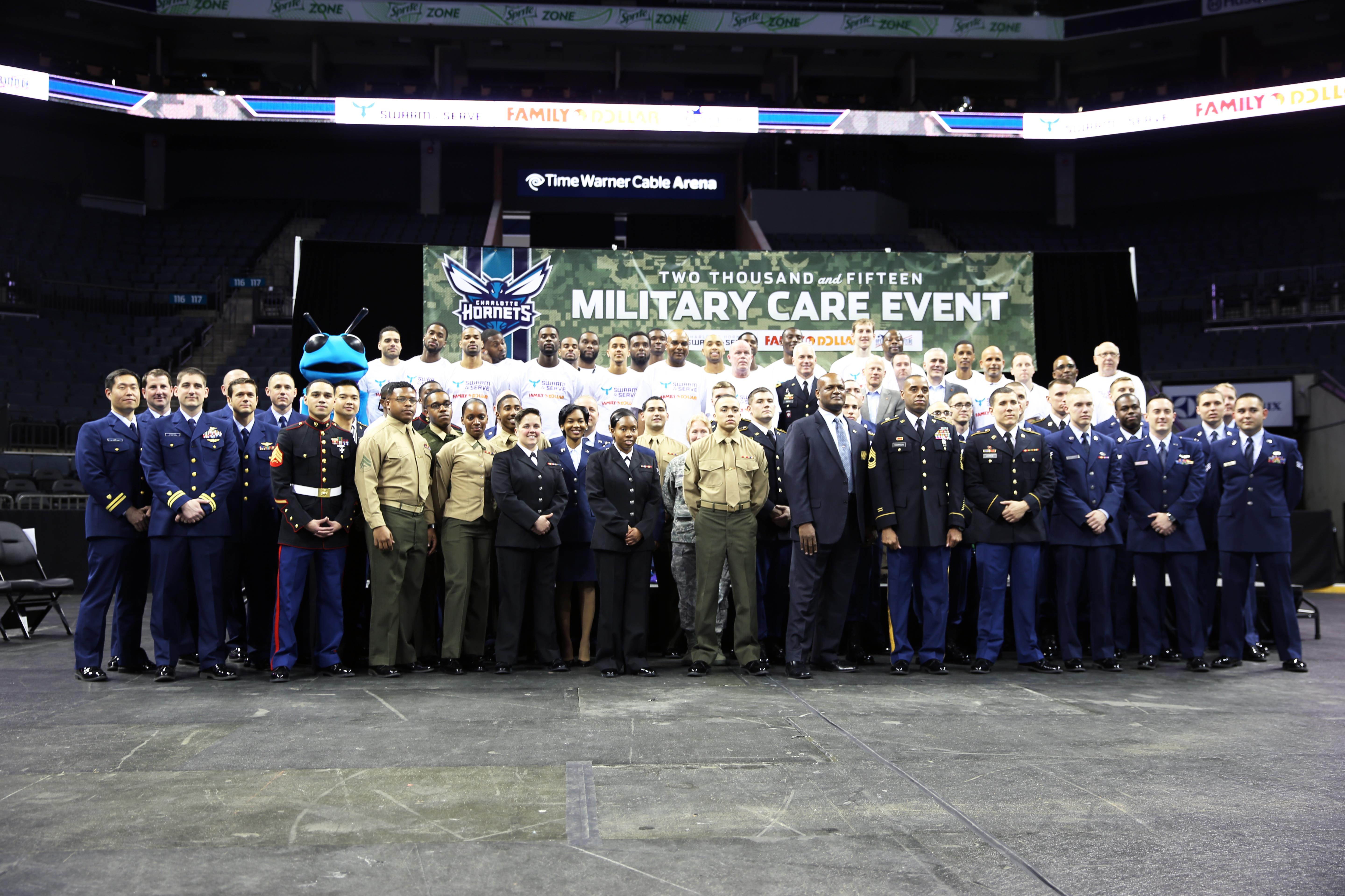 Marines, NBA team partner for Military Care Event