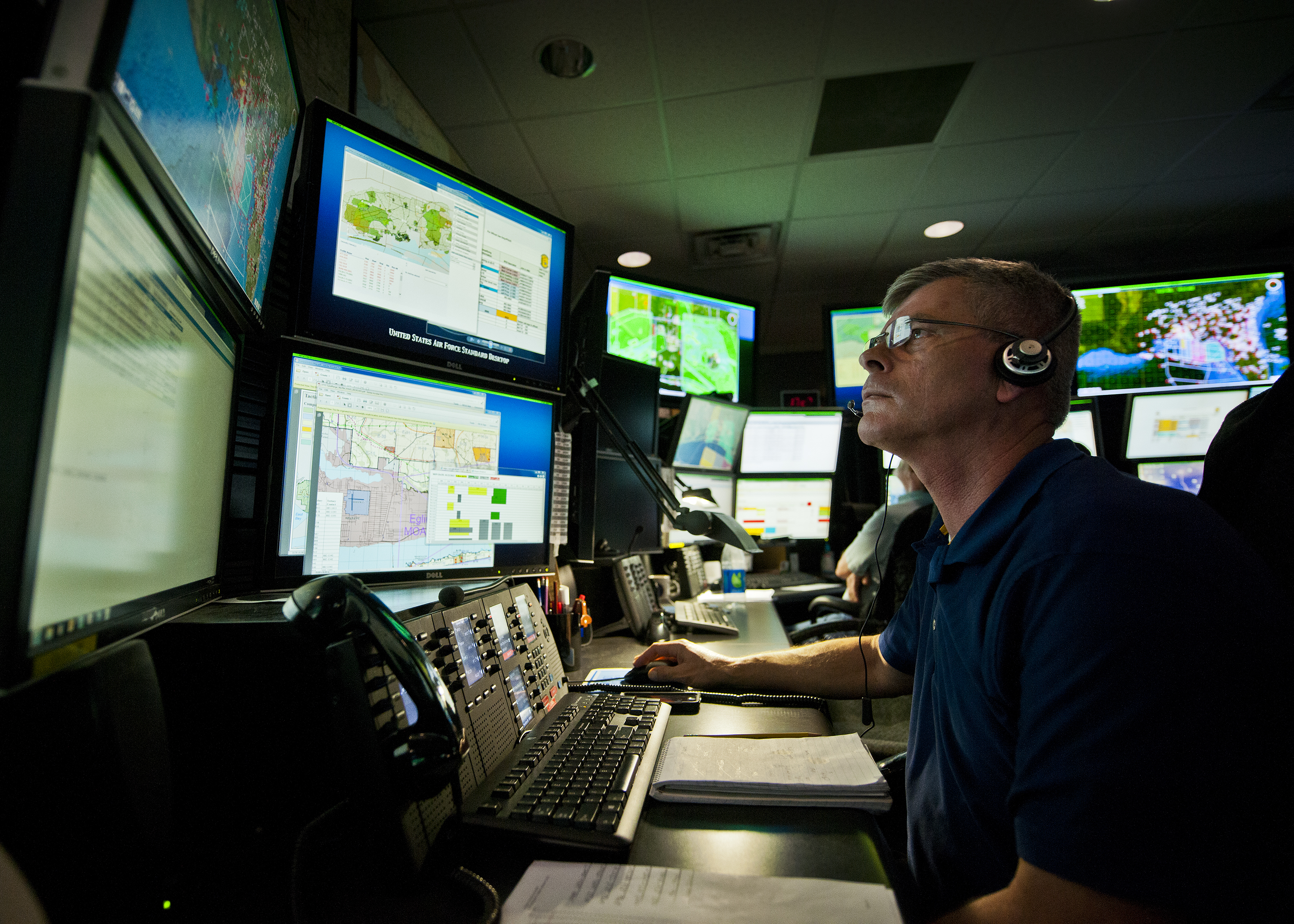 Operations center tracks Eglin's range activities > Eglin Air Force ...