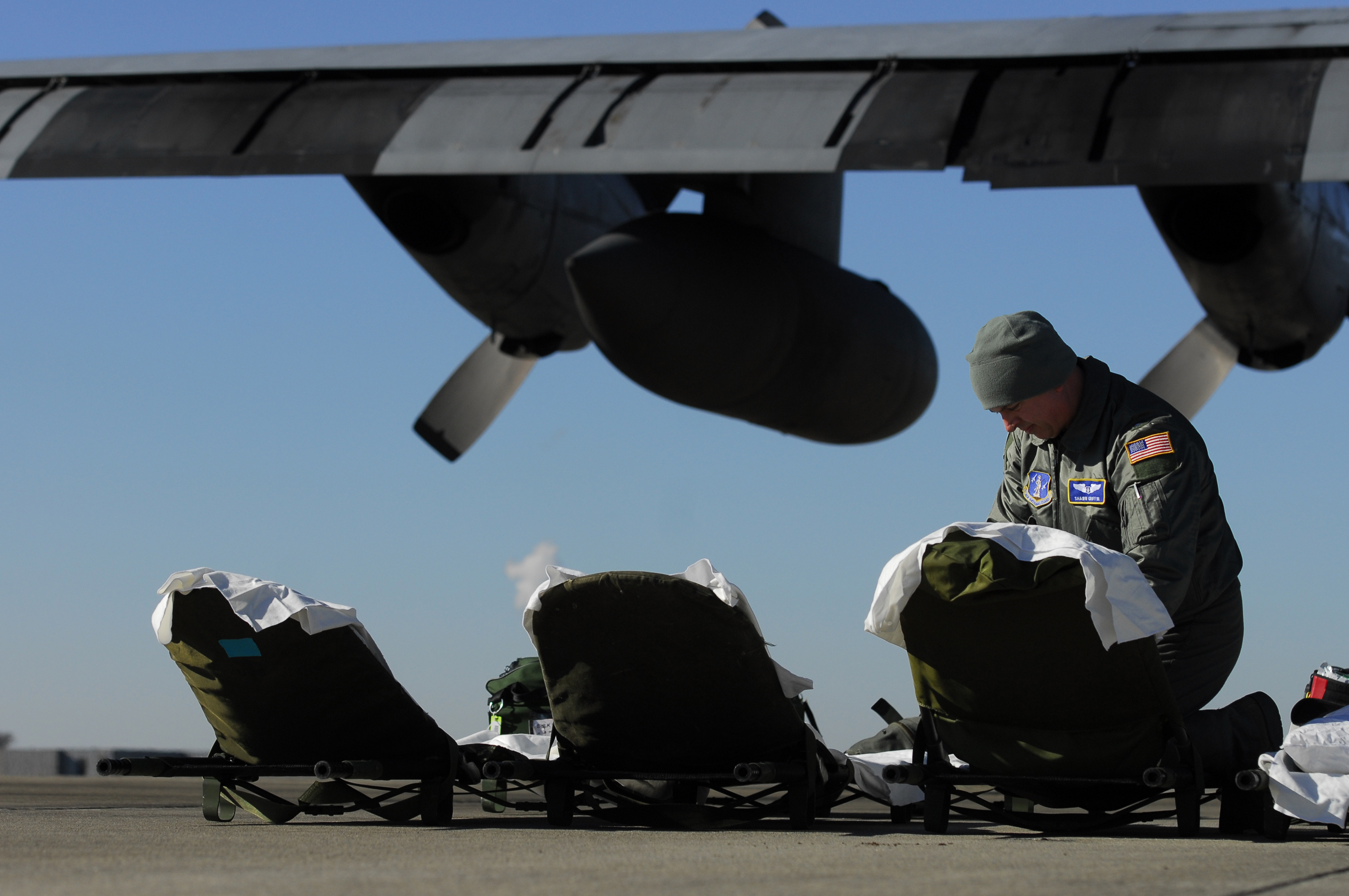 156th Aeromedical Evacuation Squadron train to provide care skyward ...