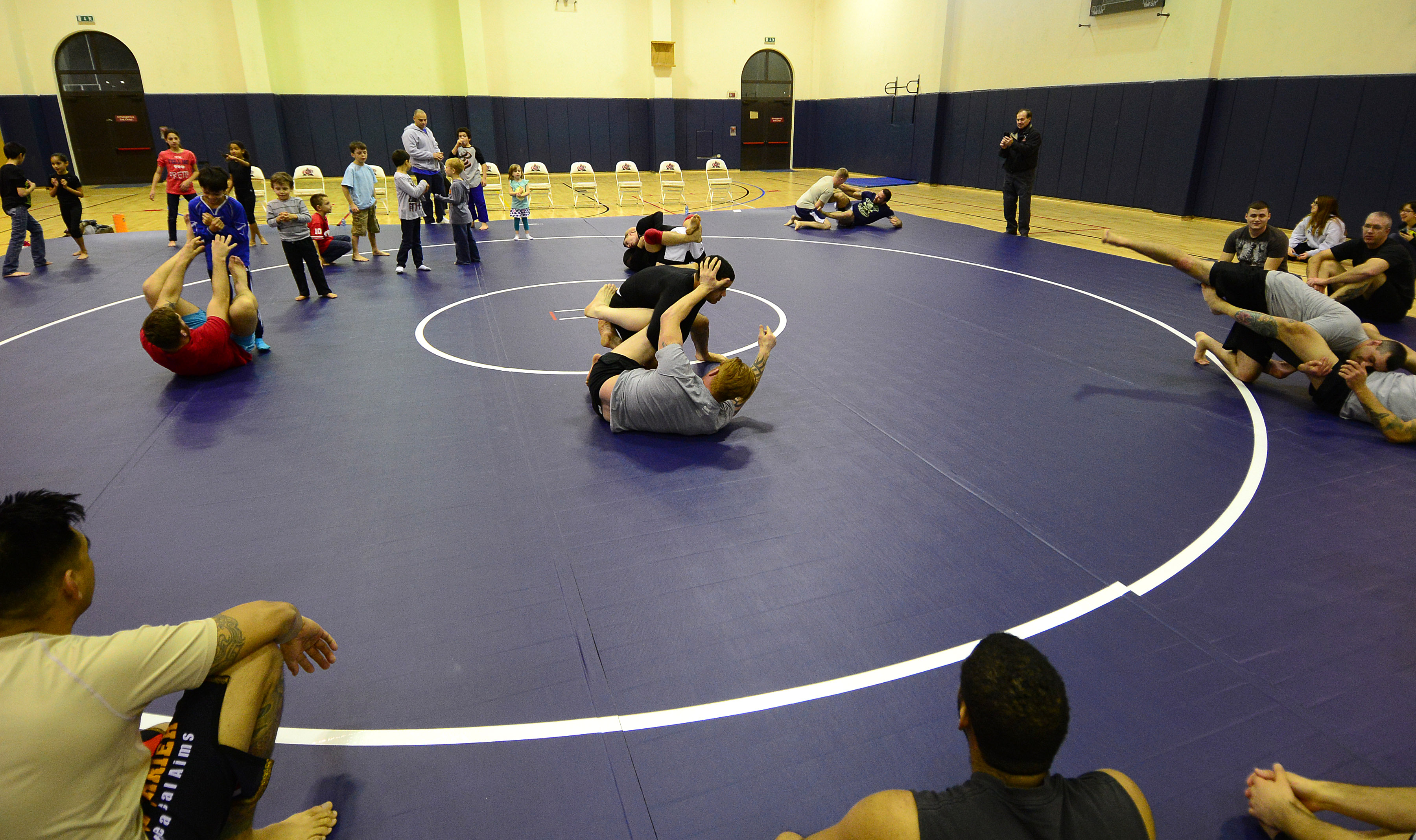 Standing toe to toe with UFC fighters > Aviano Air Base > Display