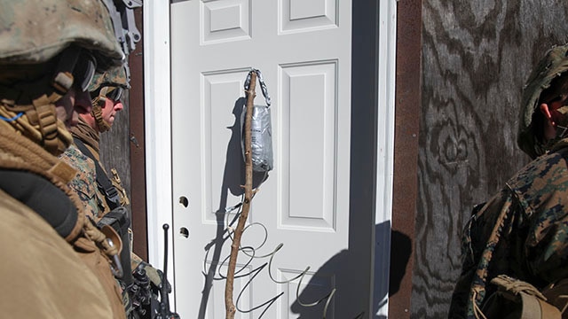 Marines blow doors off hinges during urban breaching training > The ...