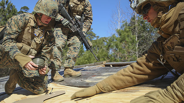 Marines blow doors off hinges during urban breaching training > United ...