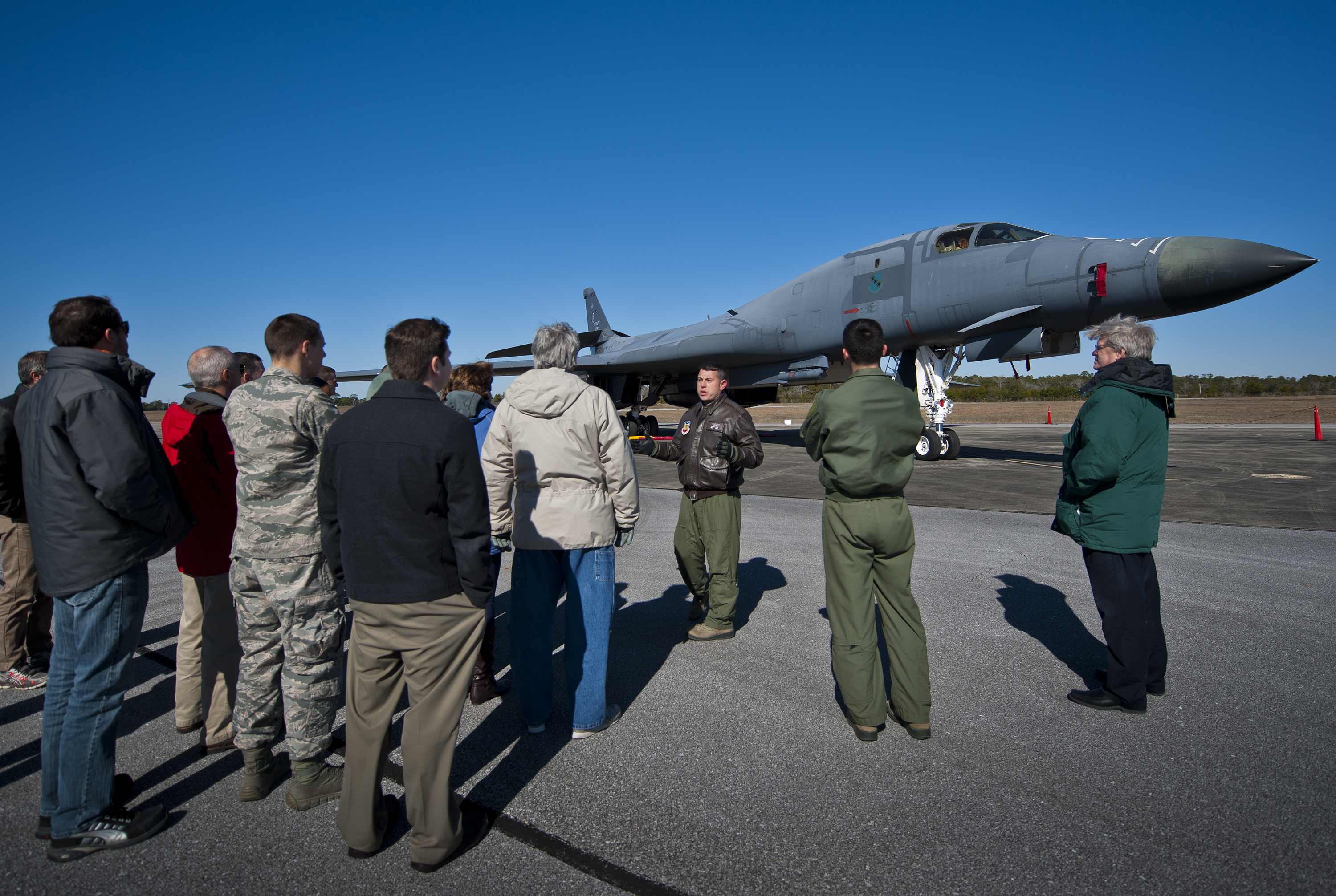 53rd Wing members get up-close tour of B-1 > Eglin Air Force Base ...