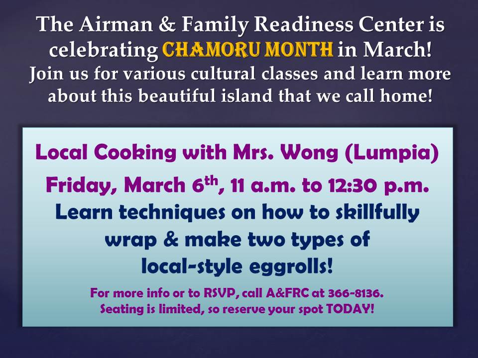 Celebrate Chomorro/Chamoru Month by learning to make lumpia