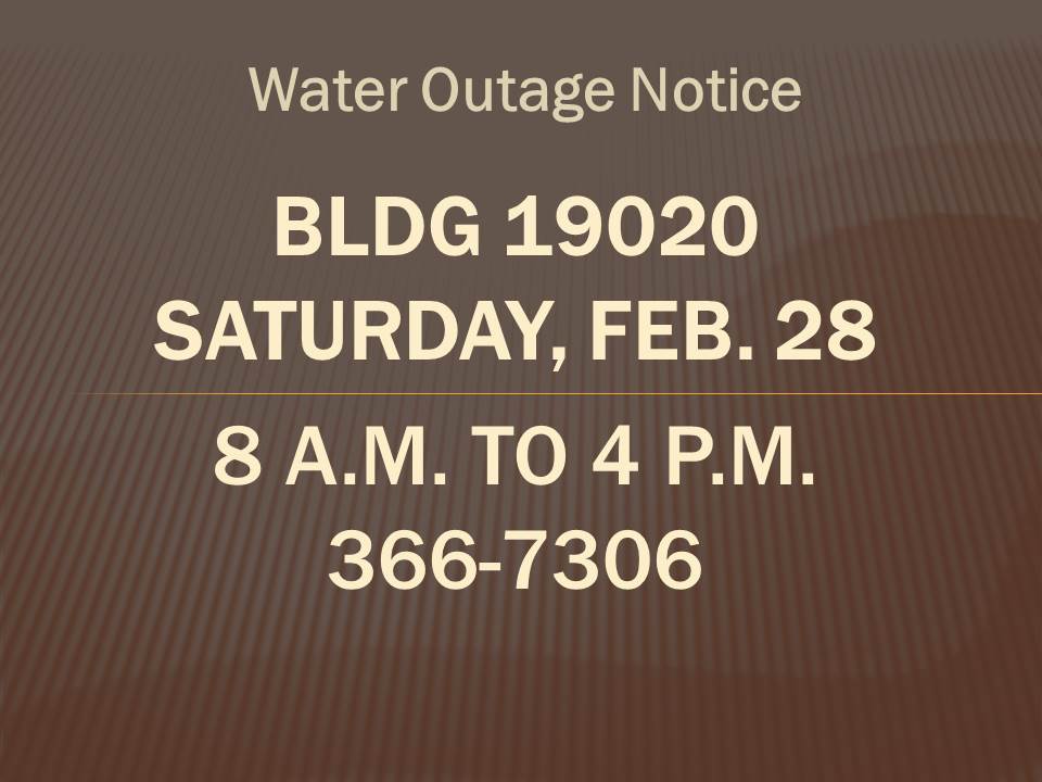 Water Outage Notice