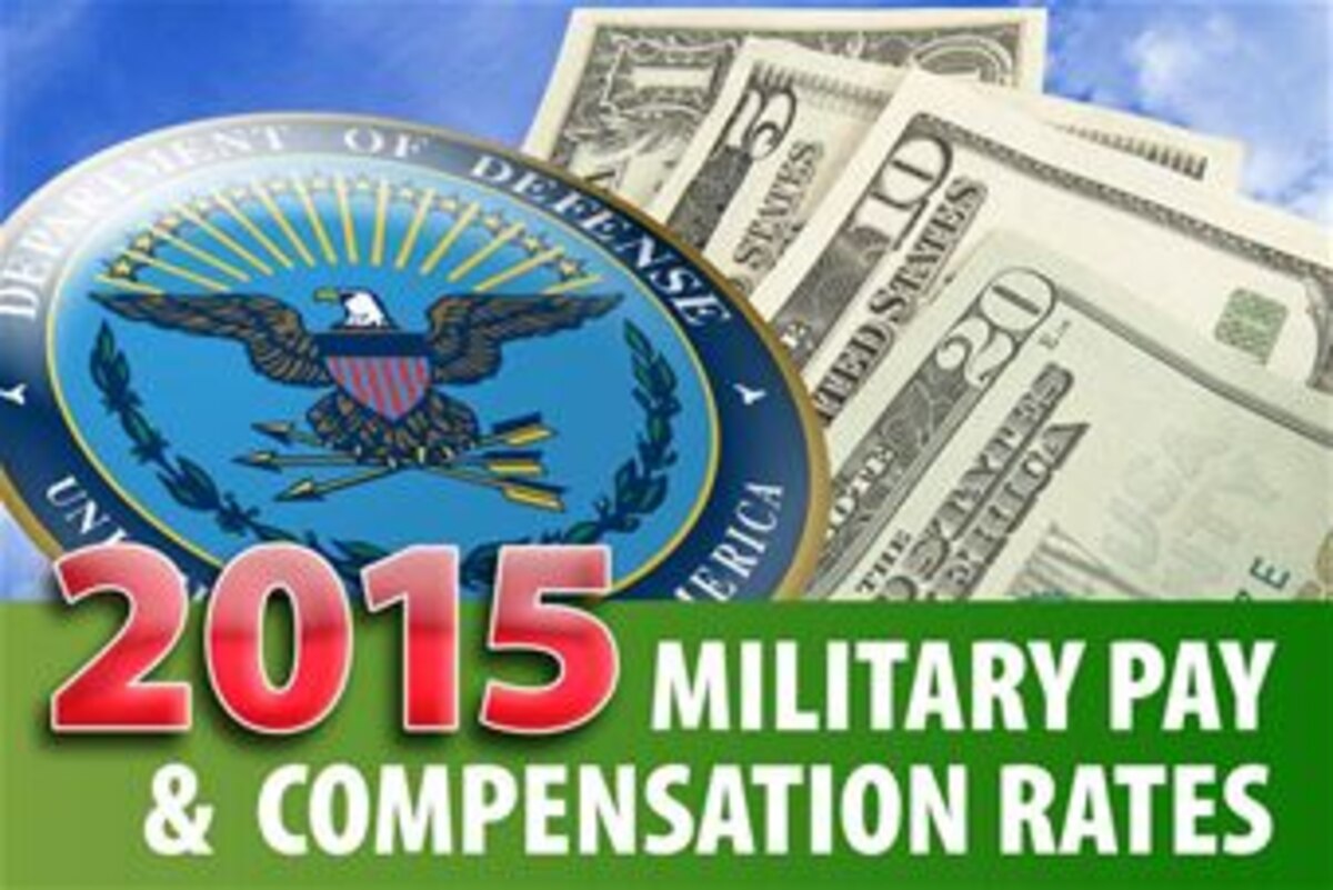 DOD releases 2015 military pay, compensation rates: BAH rate remains ...